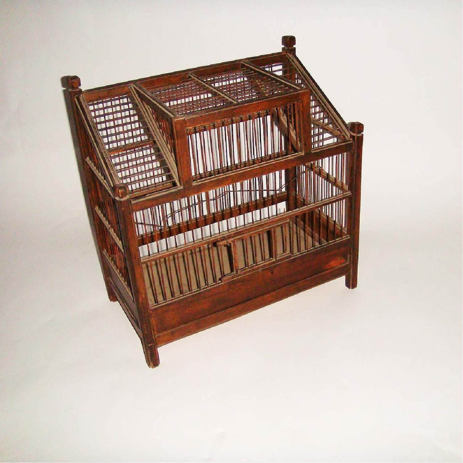 19th Century Belgian hand made Bird Cage - AptDeco