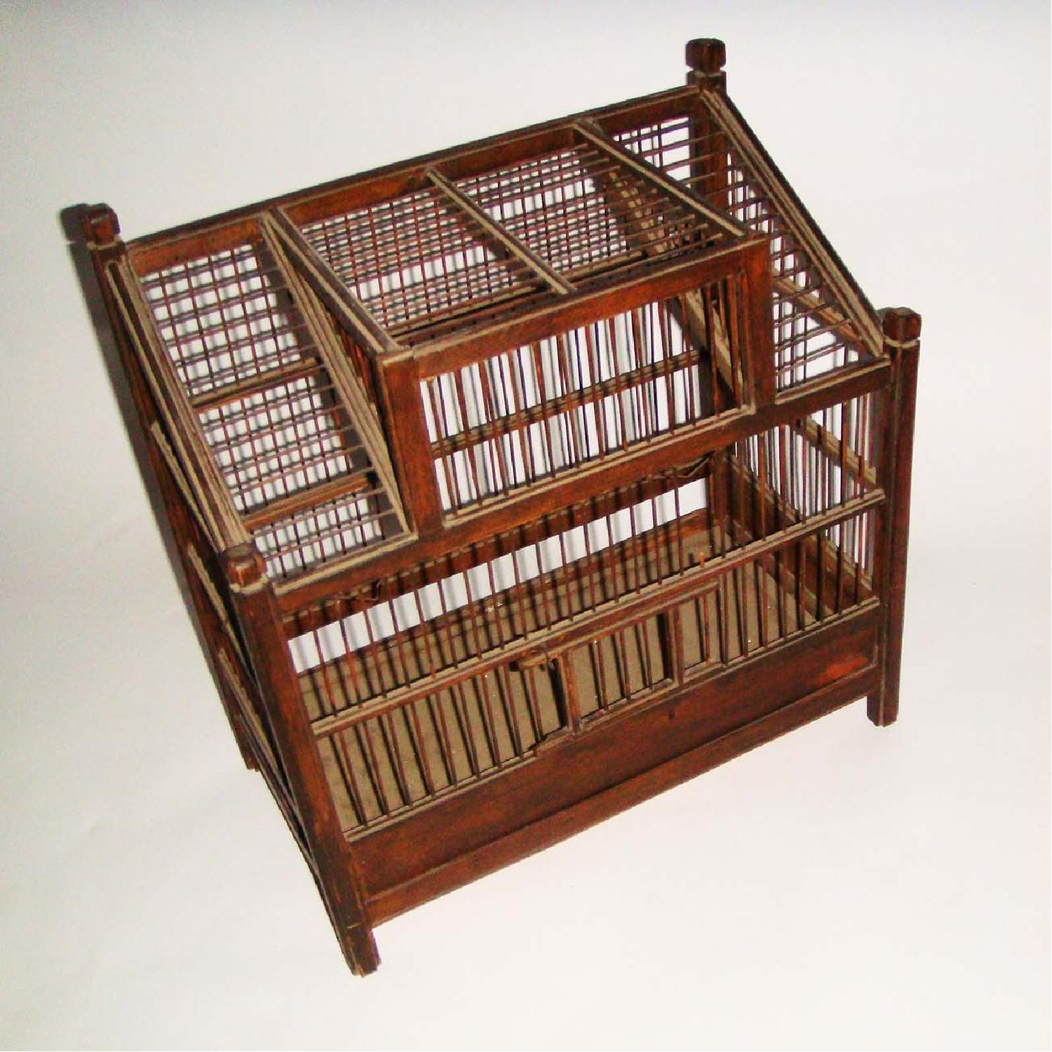 19th Century Belgian hand made Bird Cage - AptDeco
