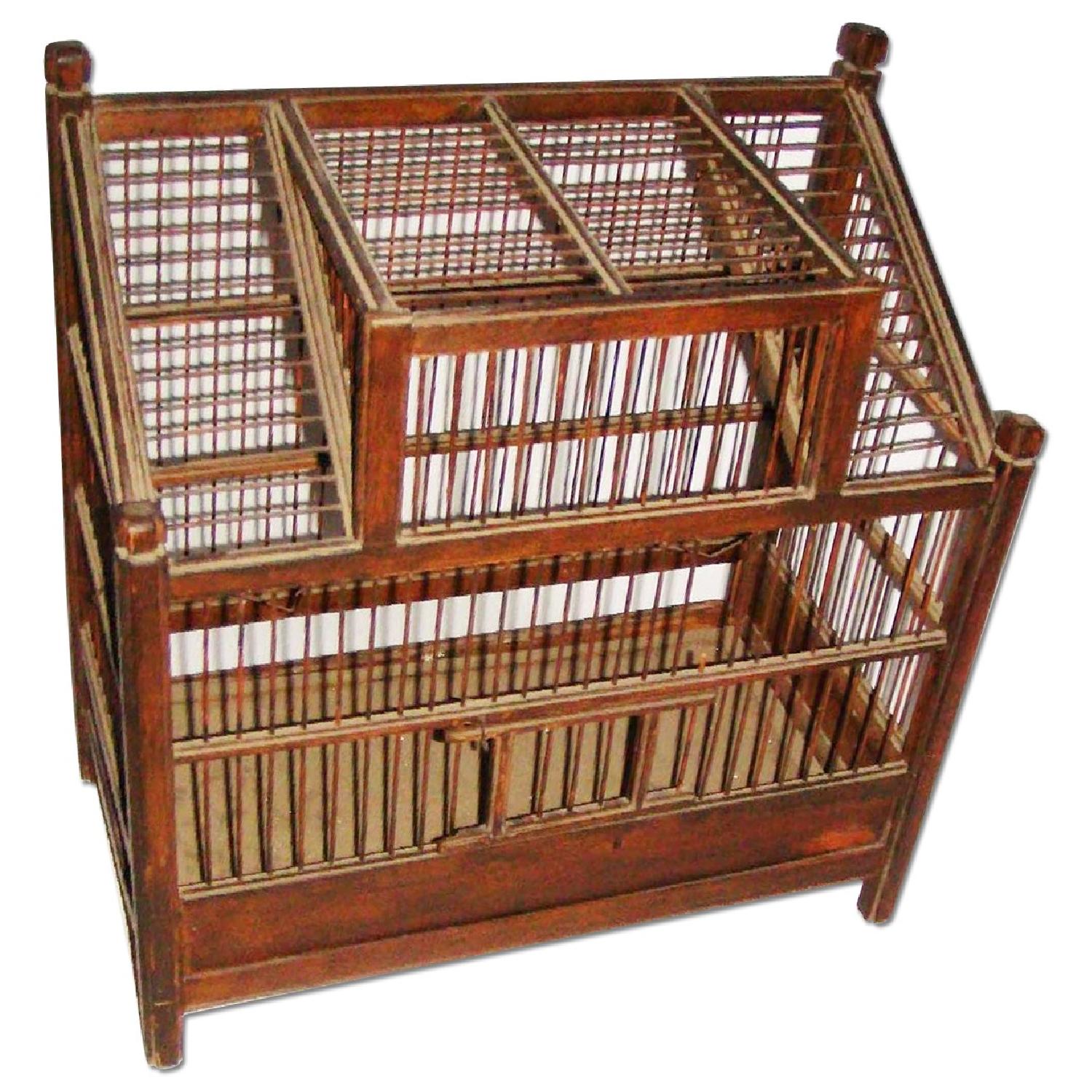 19th Century Belgian hand made Bird Cage - AptDeco