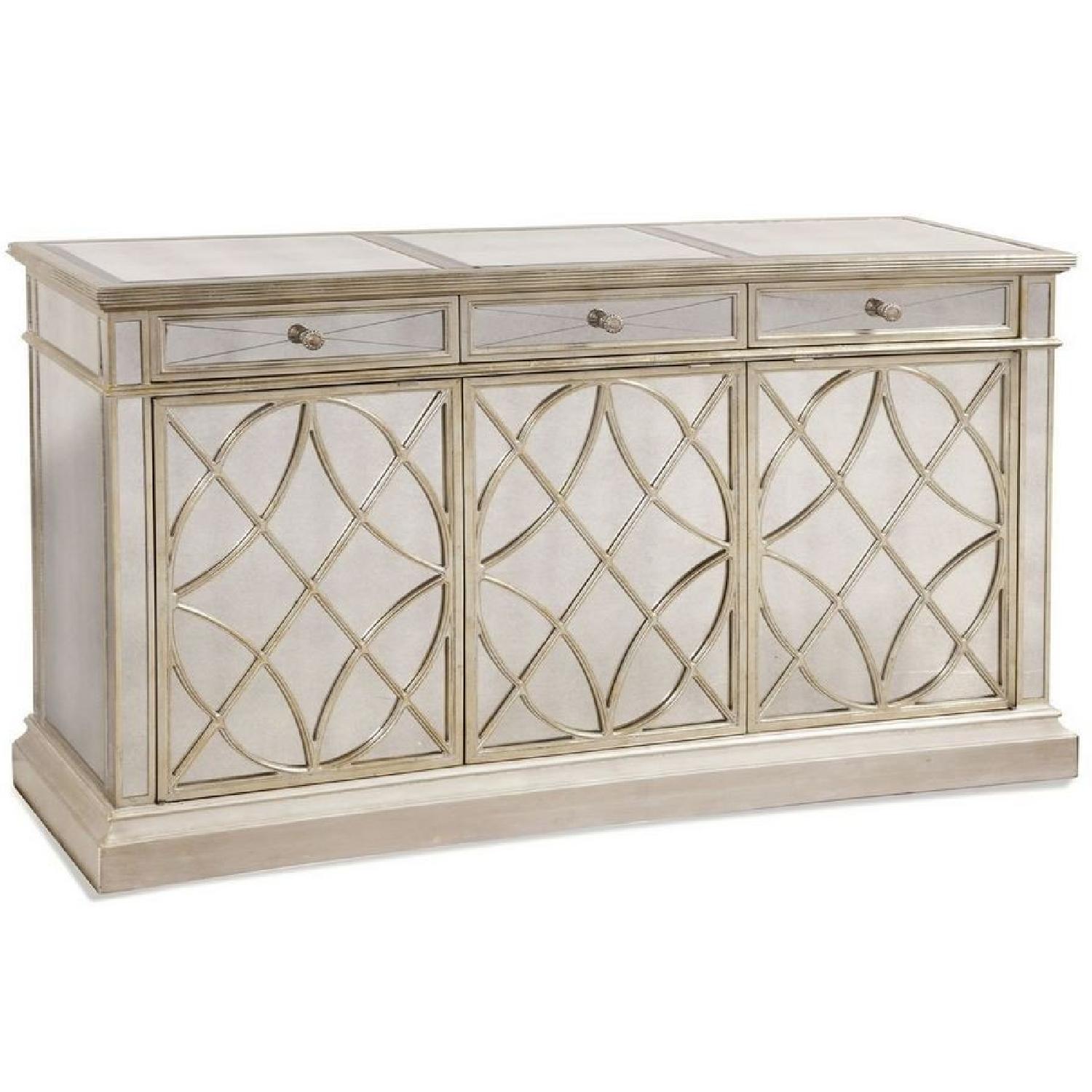 Borghese Mirrored Sideboard/Buffet/Bar Console - AptDeco