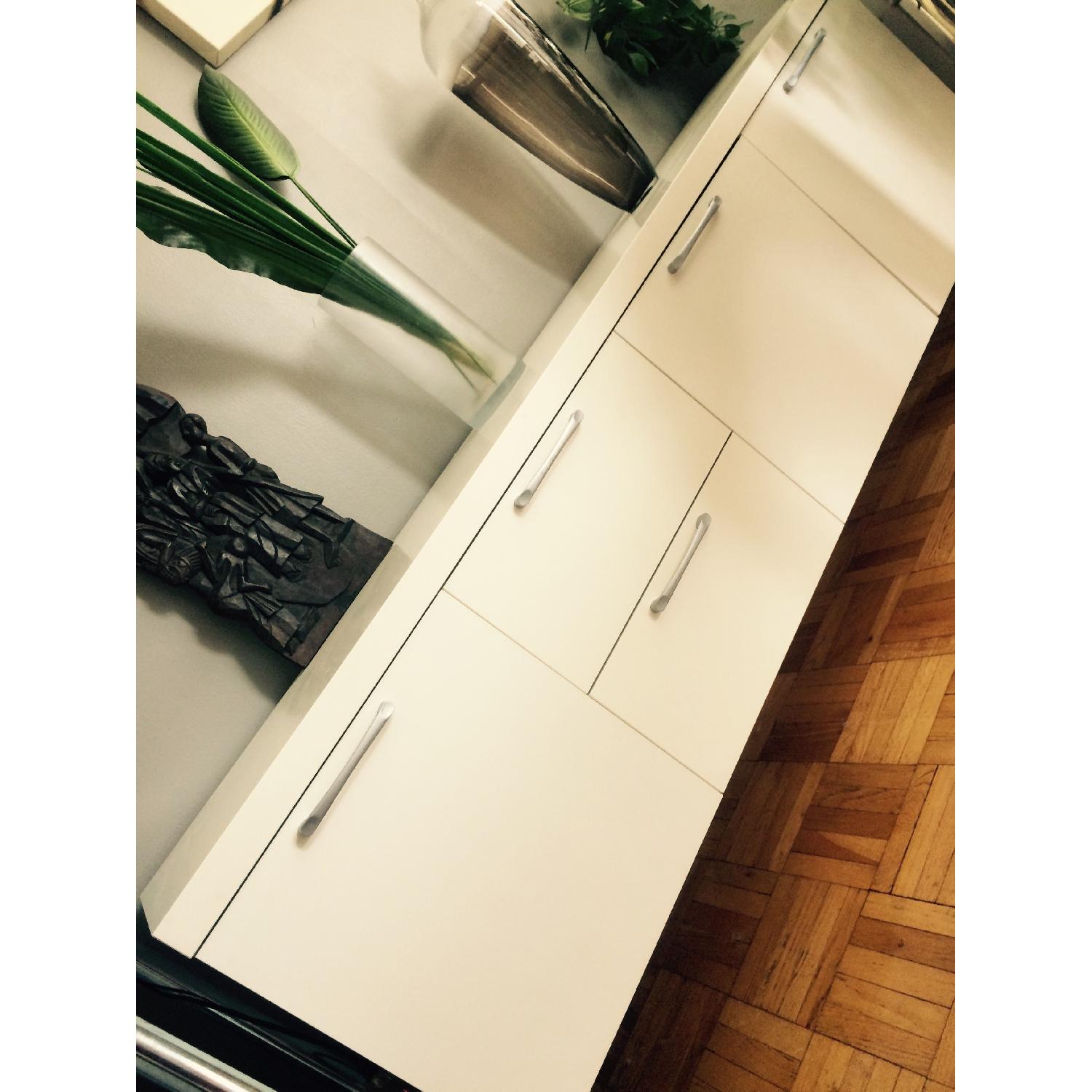 BoConcept Milano White Matt SideBoard - AptDeco