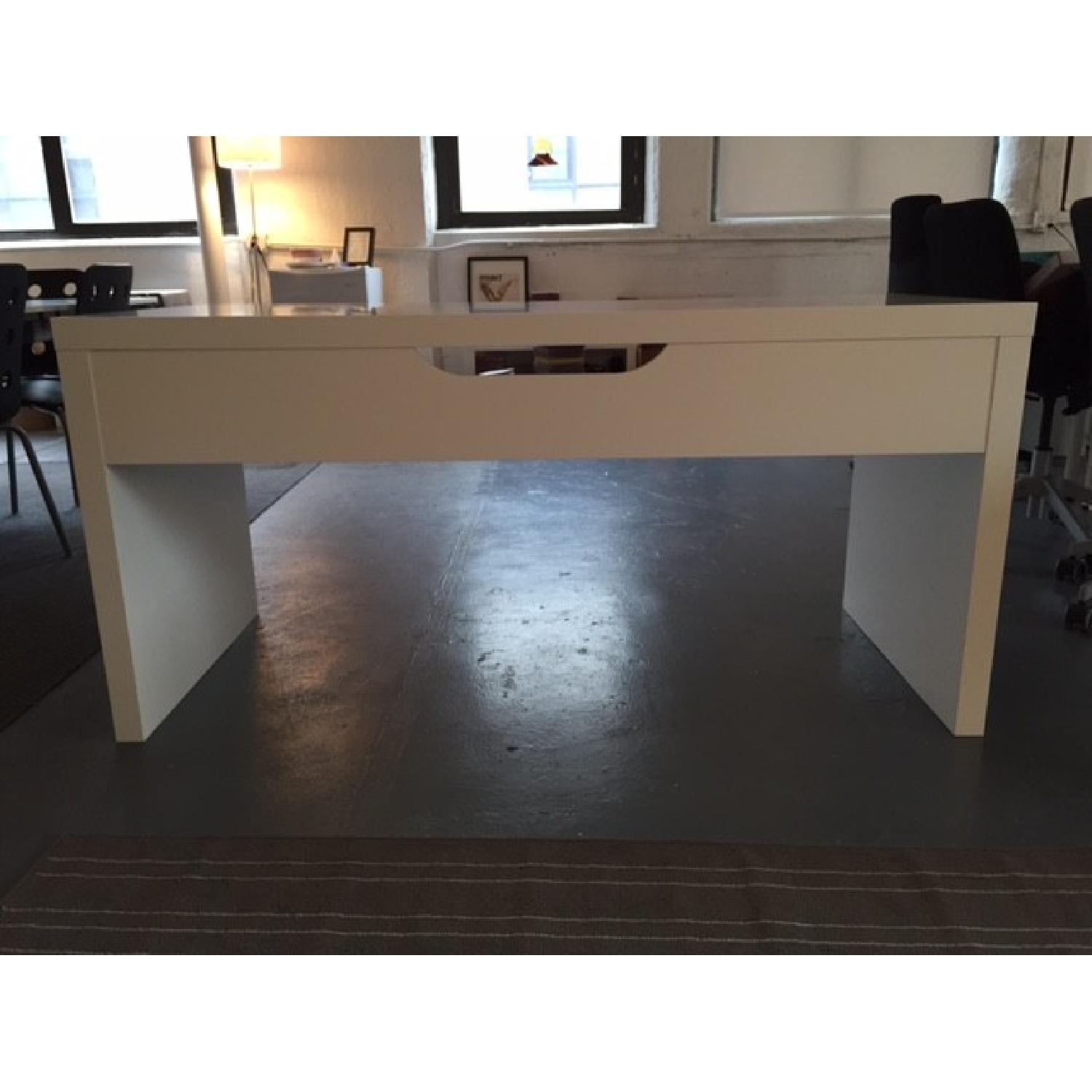 Ikea Malm White Desk - AptDeco