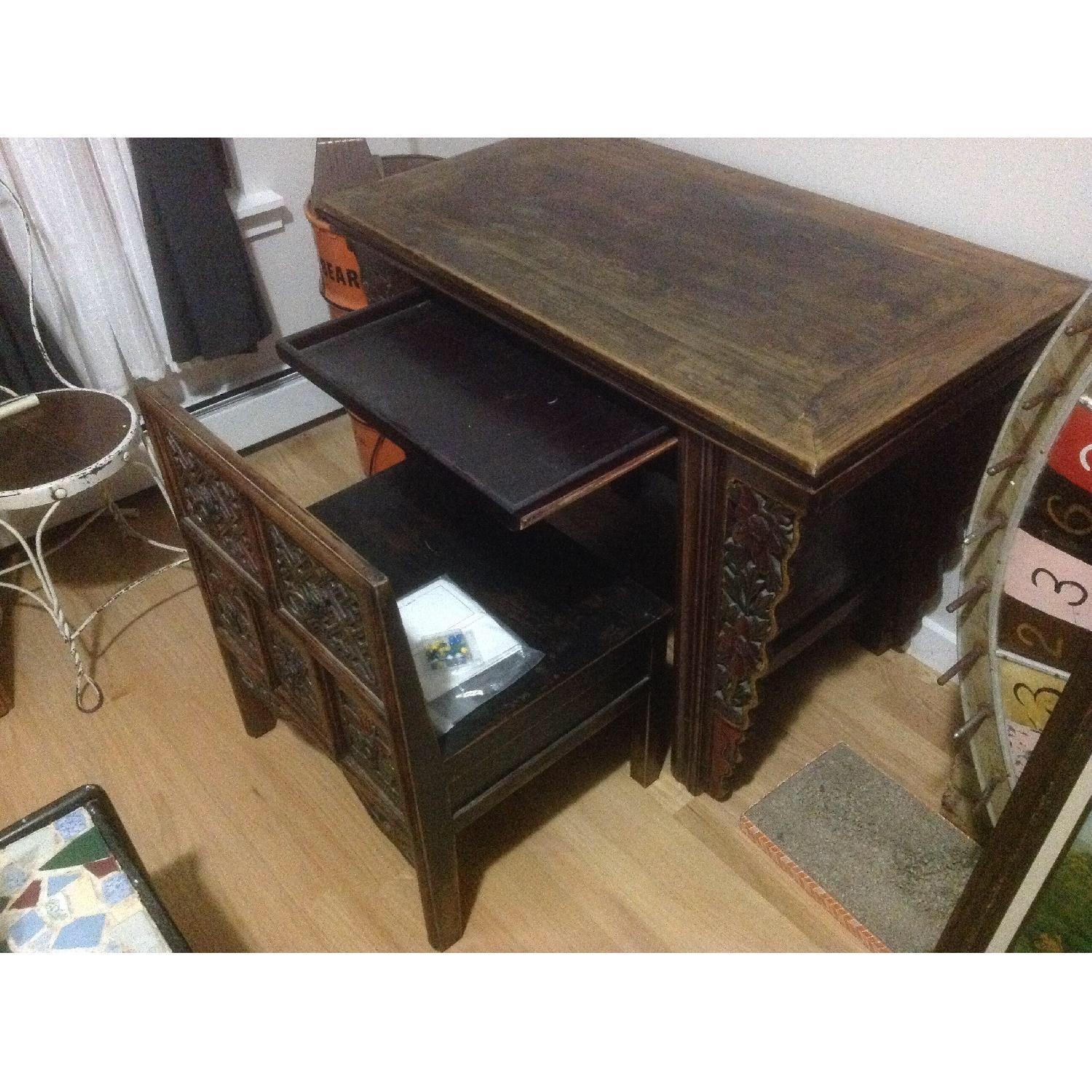 Antique Turkish Style Desk - AptDeco