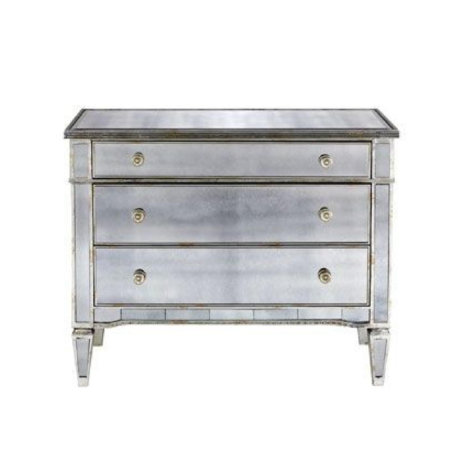Horchow Mirrored Hall Chest - AptDeco