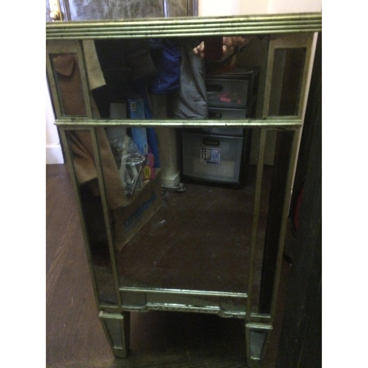 Horchow Mirrored Hall Chest - AptDeco