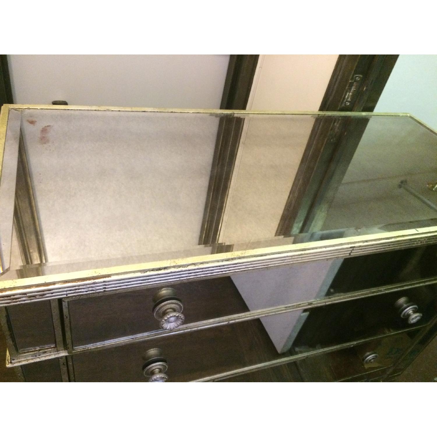 Horchow Mirrored Hall Chest - AptDeco