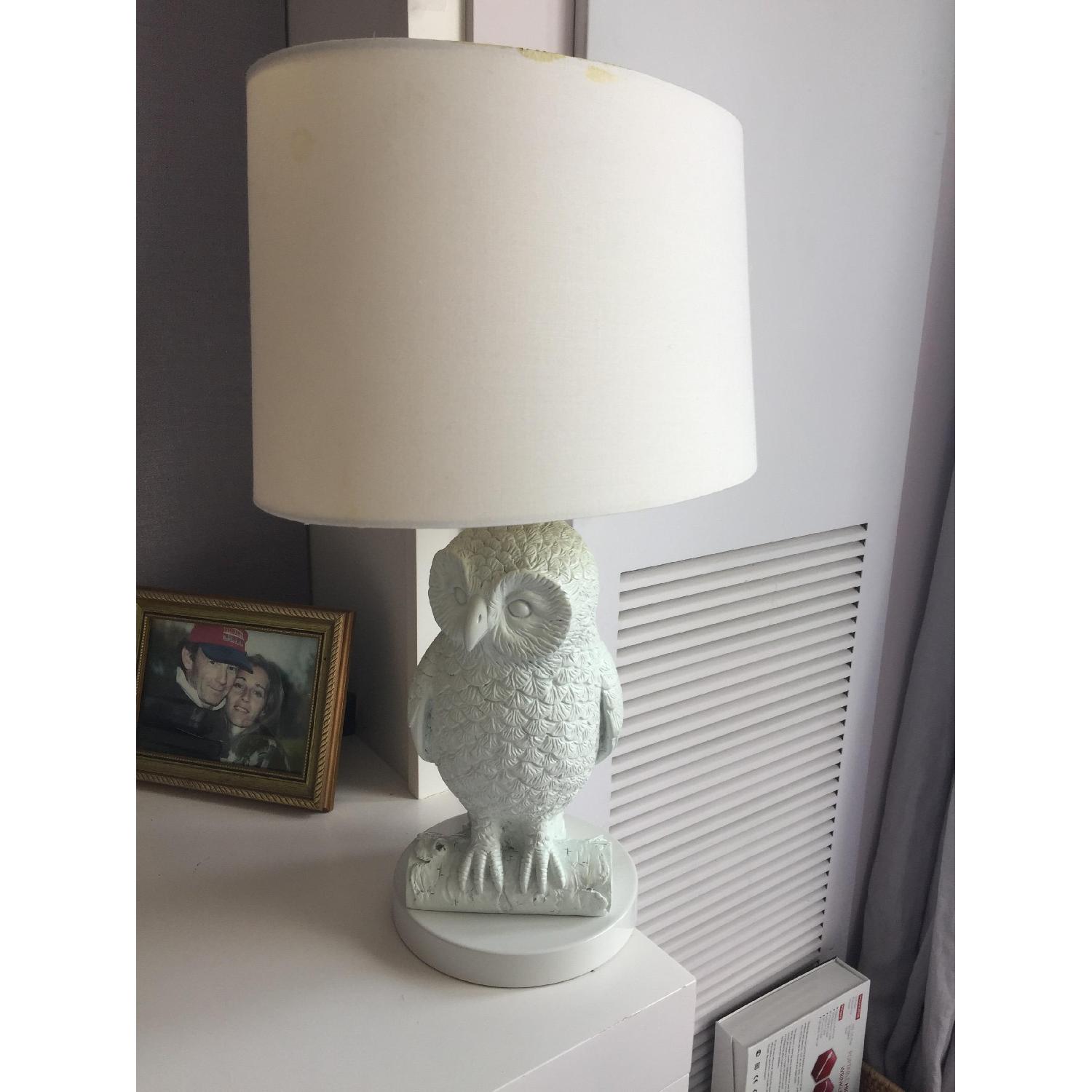 West Elm Owl Table Lamps - AptDeco