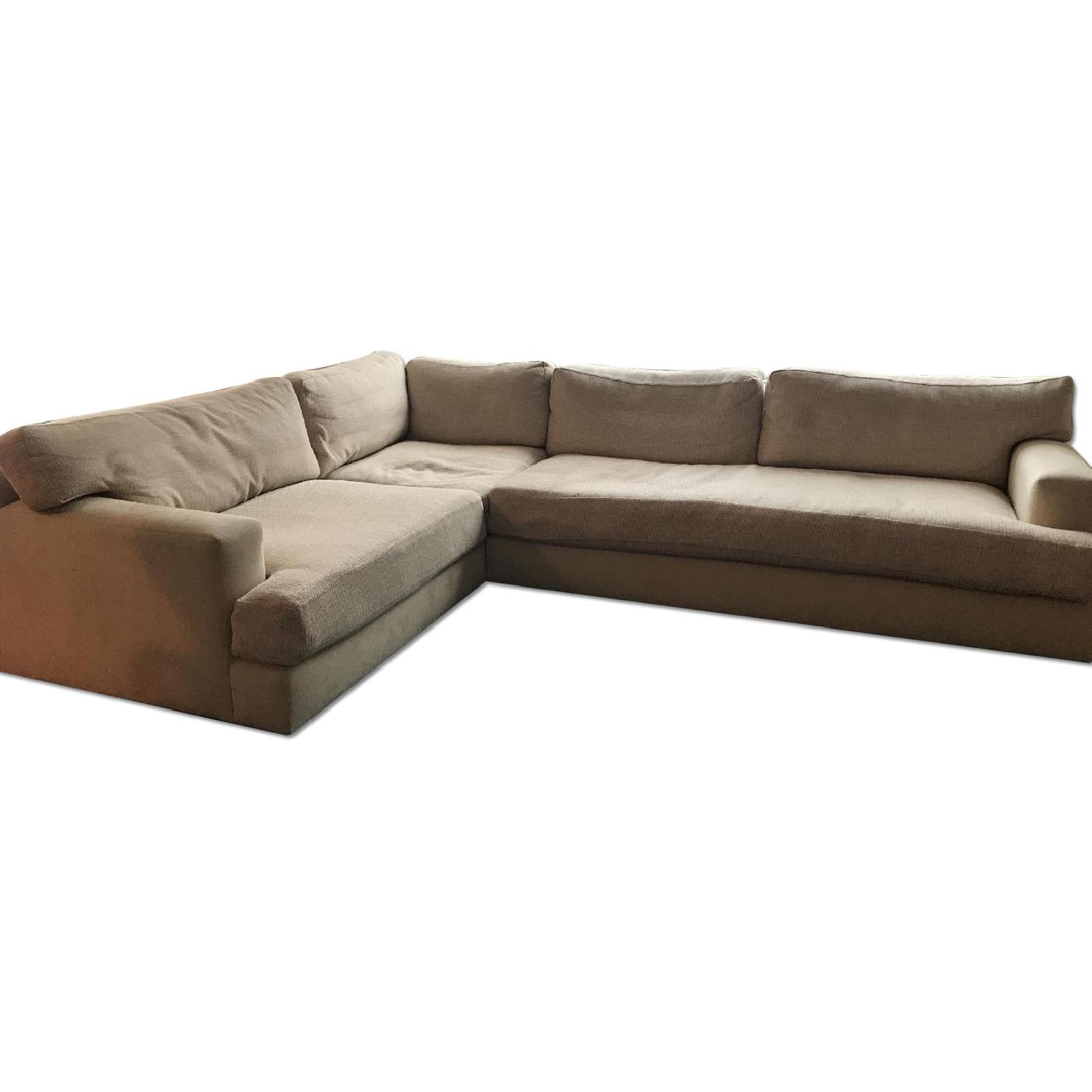 Custom Made Sectional Couch - AptDeco