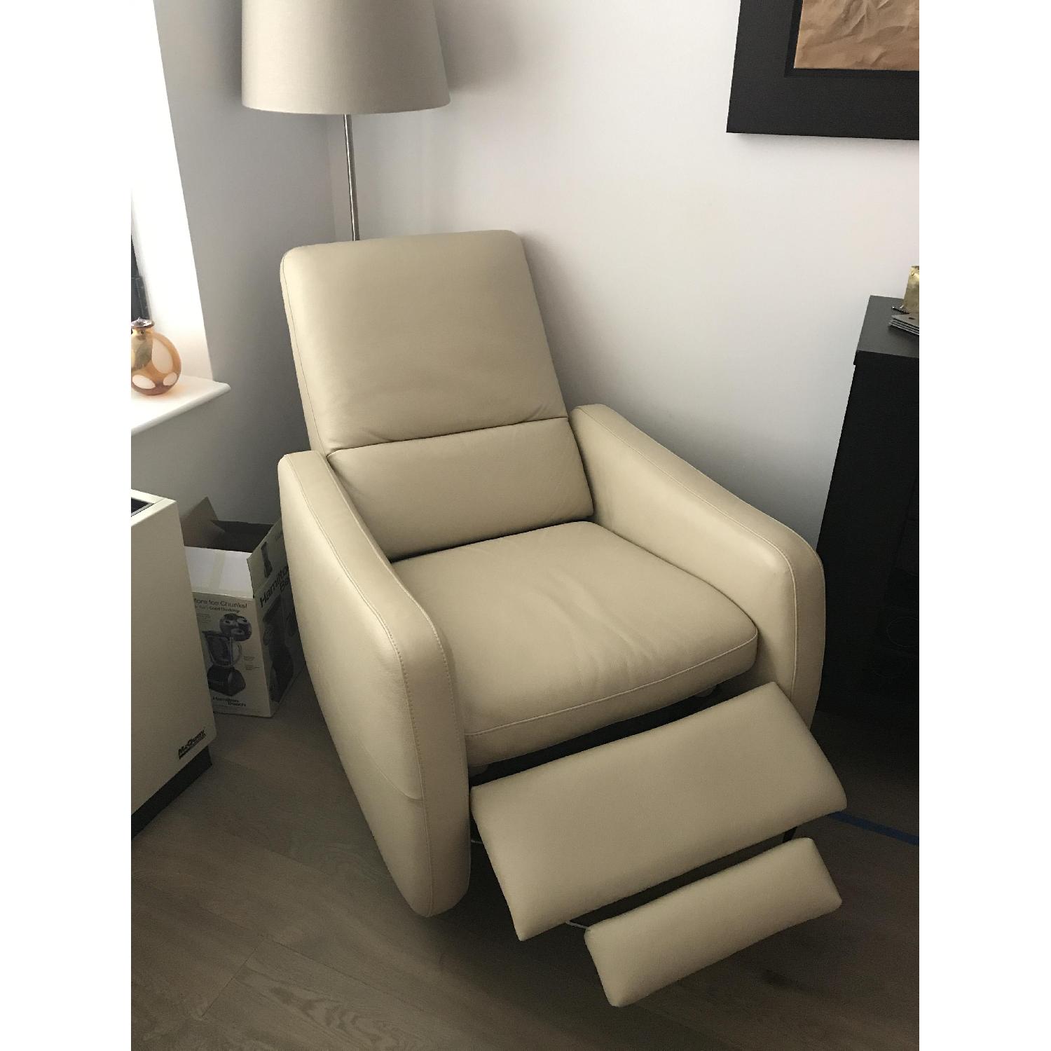 Italsofa Italian Leather Recliner - AptDeco
