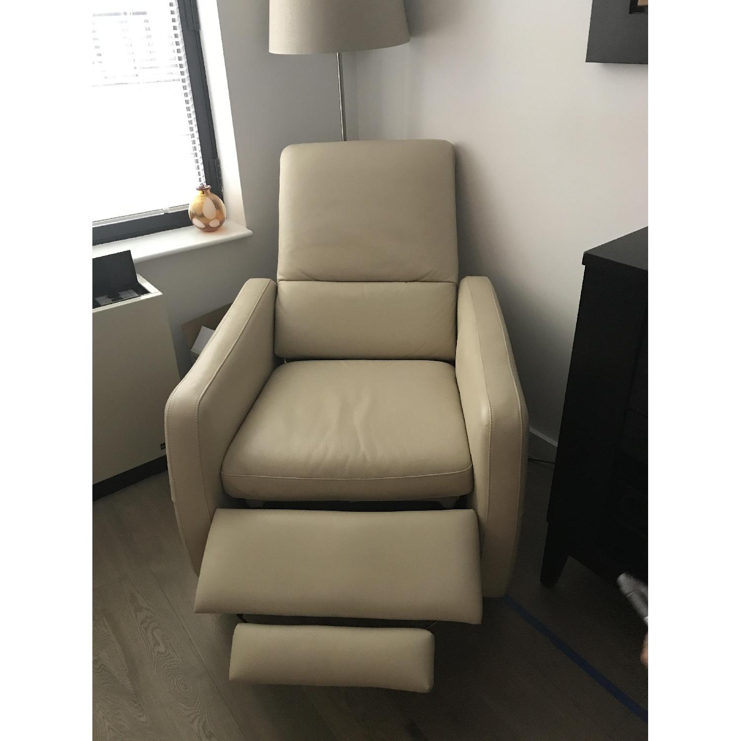 Italsofa Italian Leather Recliner - AptDeco