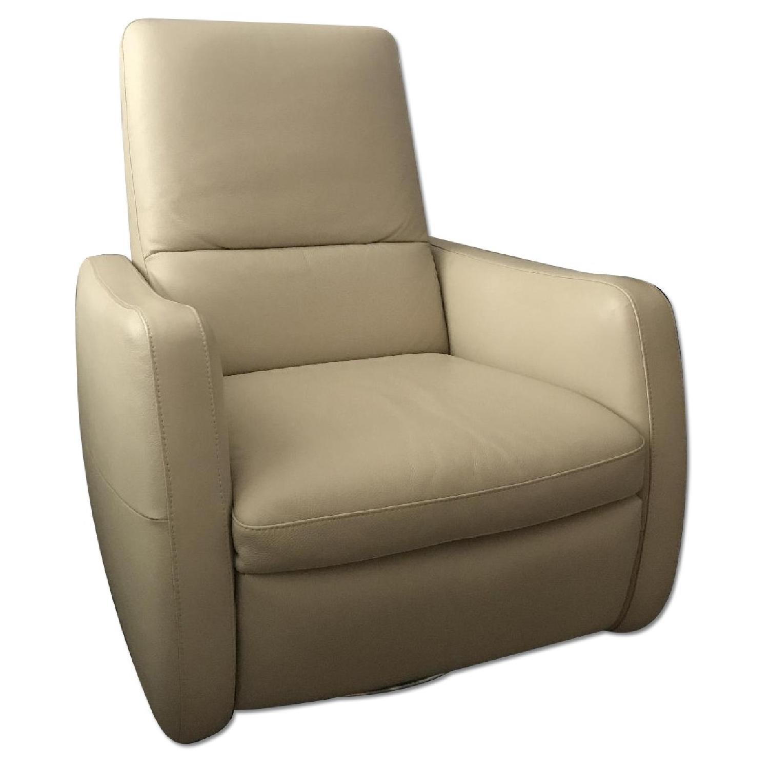 Italsofa Italian Leather Recliner - AptDeco