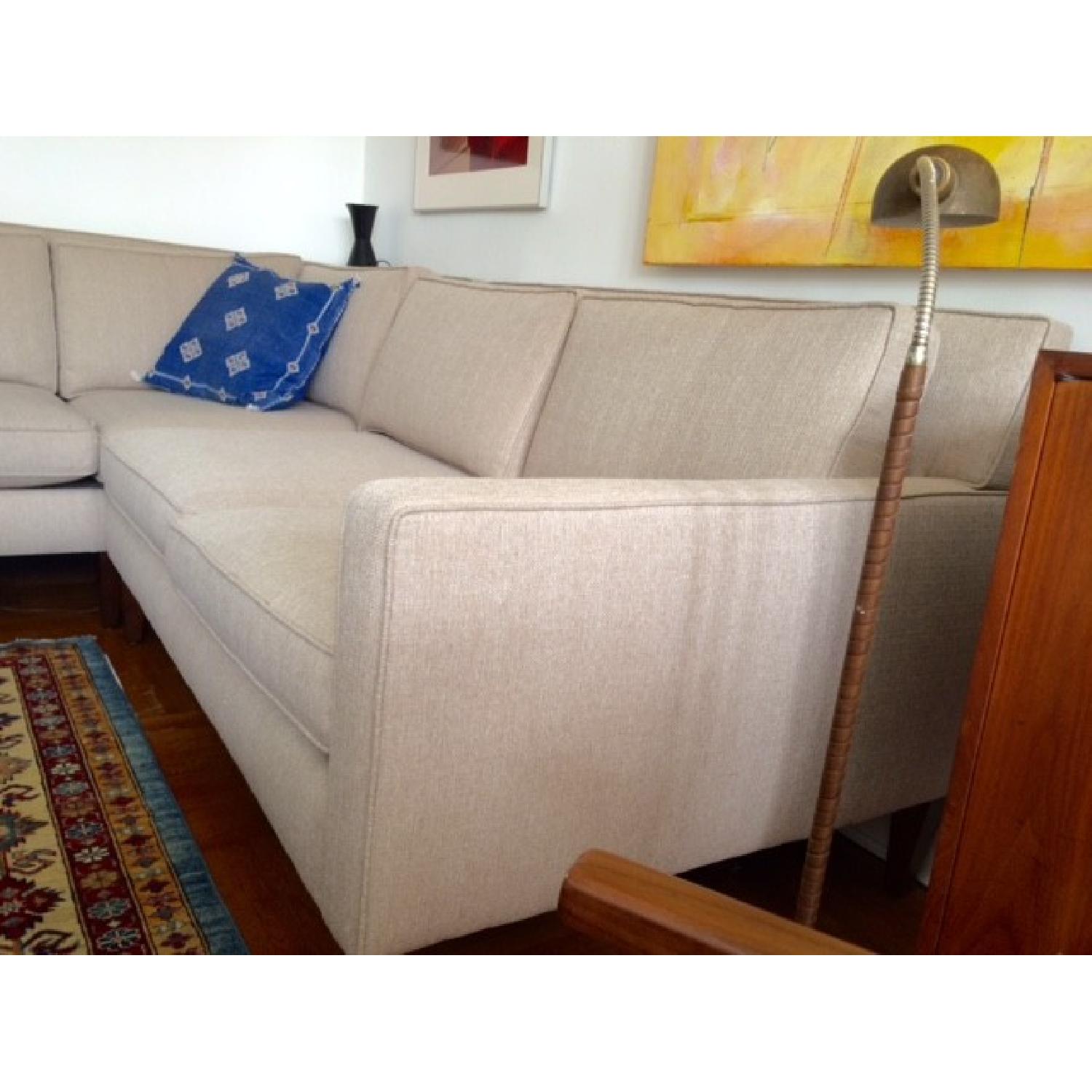 Crate & Barrel Rochelle Sectional Sofa - AptDeco