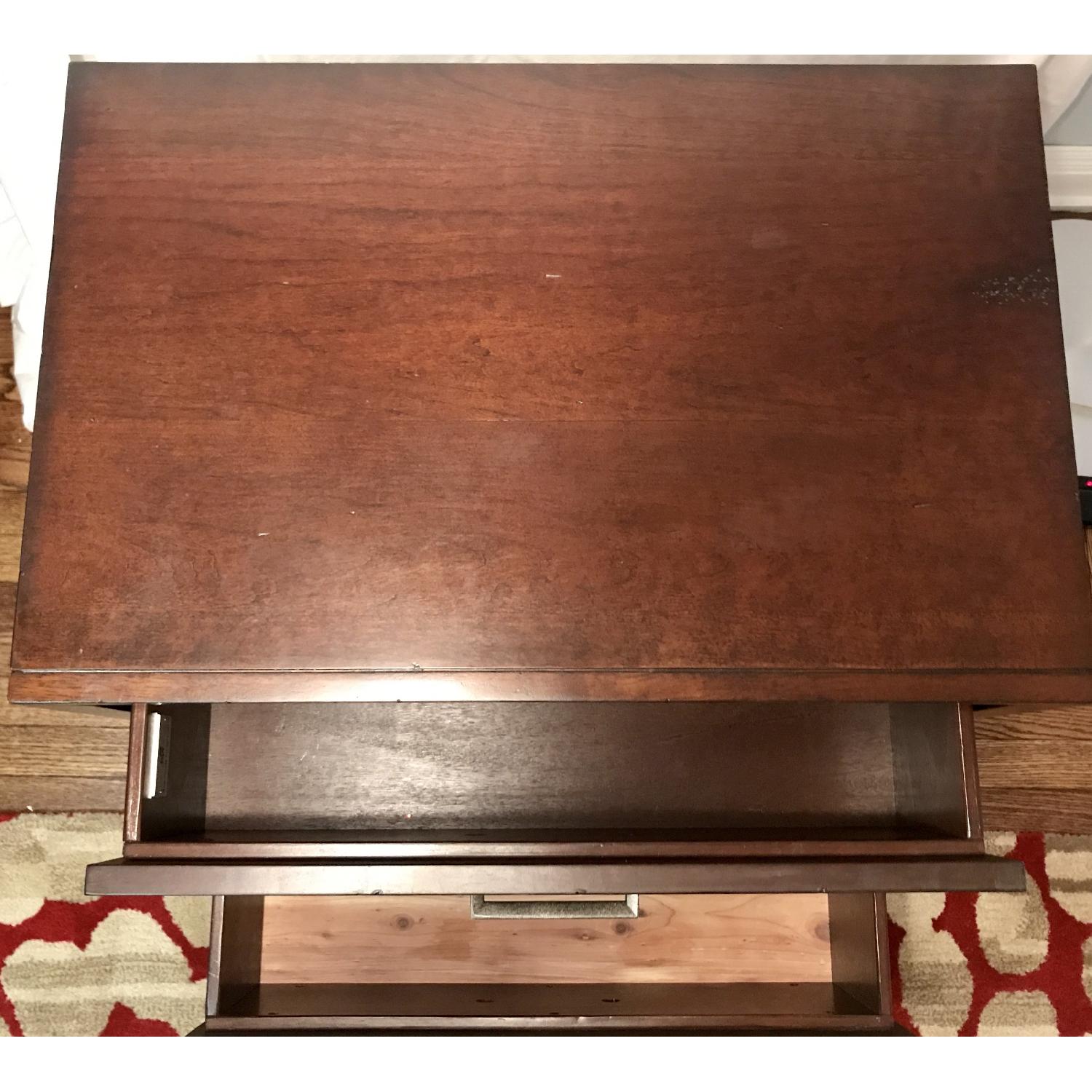 American Signature East Village Modern Industrial Nightstand - AptDeco