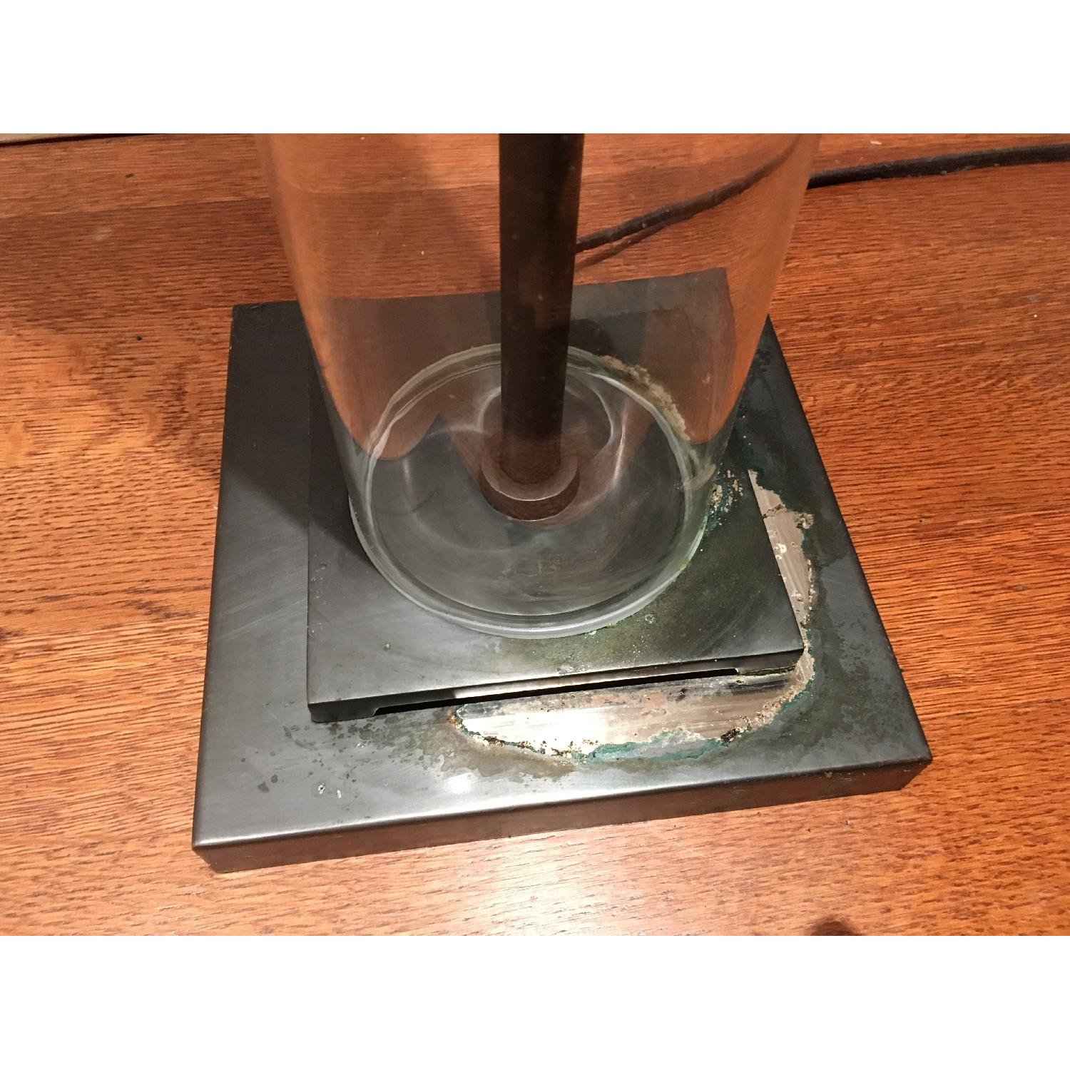 Restoration Hardware French Column Glass Floor Lamp - AptDeco