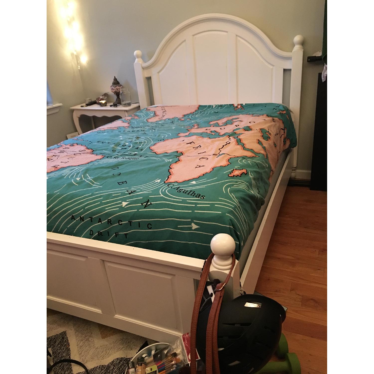 Full Size Panel Bed Frame - AptDeco