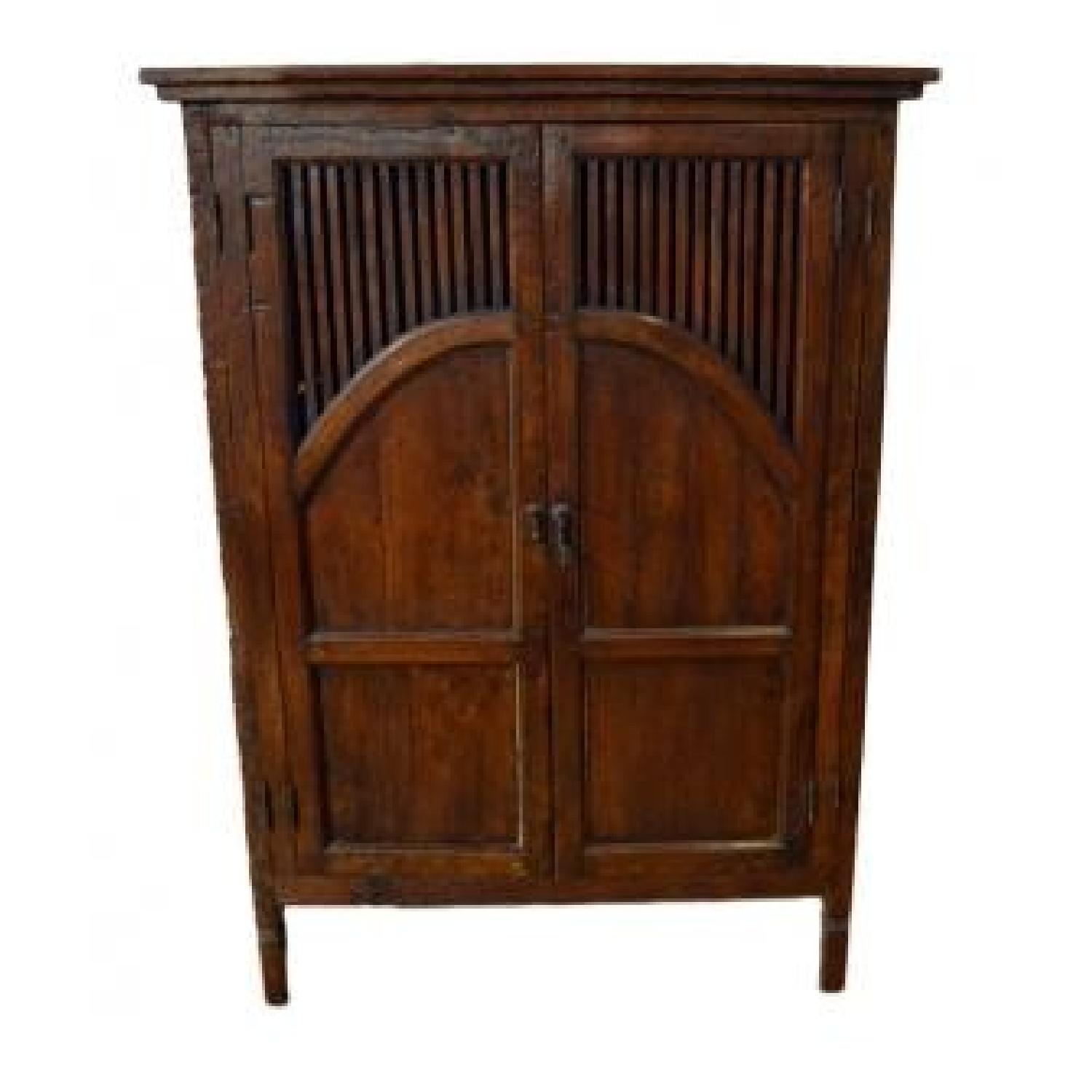 Antique Javanese Teak Cabinet - AptDeco
