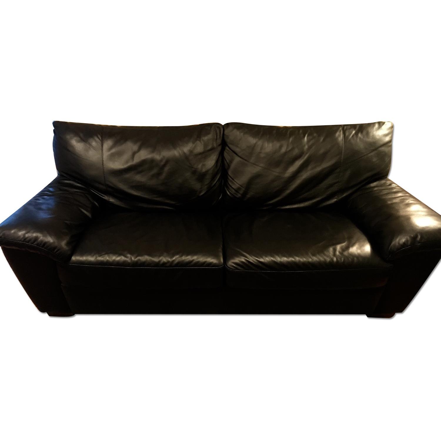 Ikea Vreta Leather Sofa - AptDeco