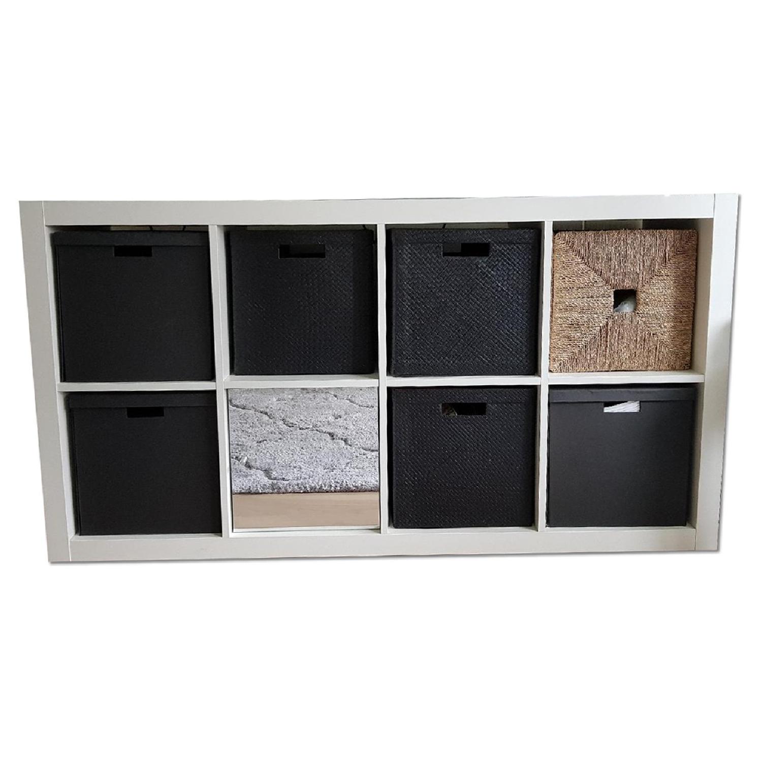 Ikea Kallax Shelf Unit w/ Inserts - AptDeco