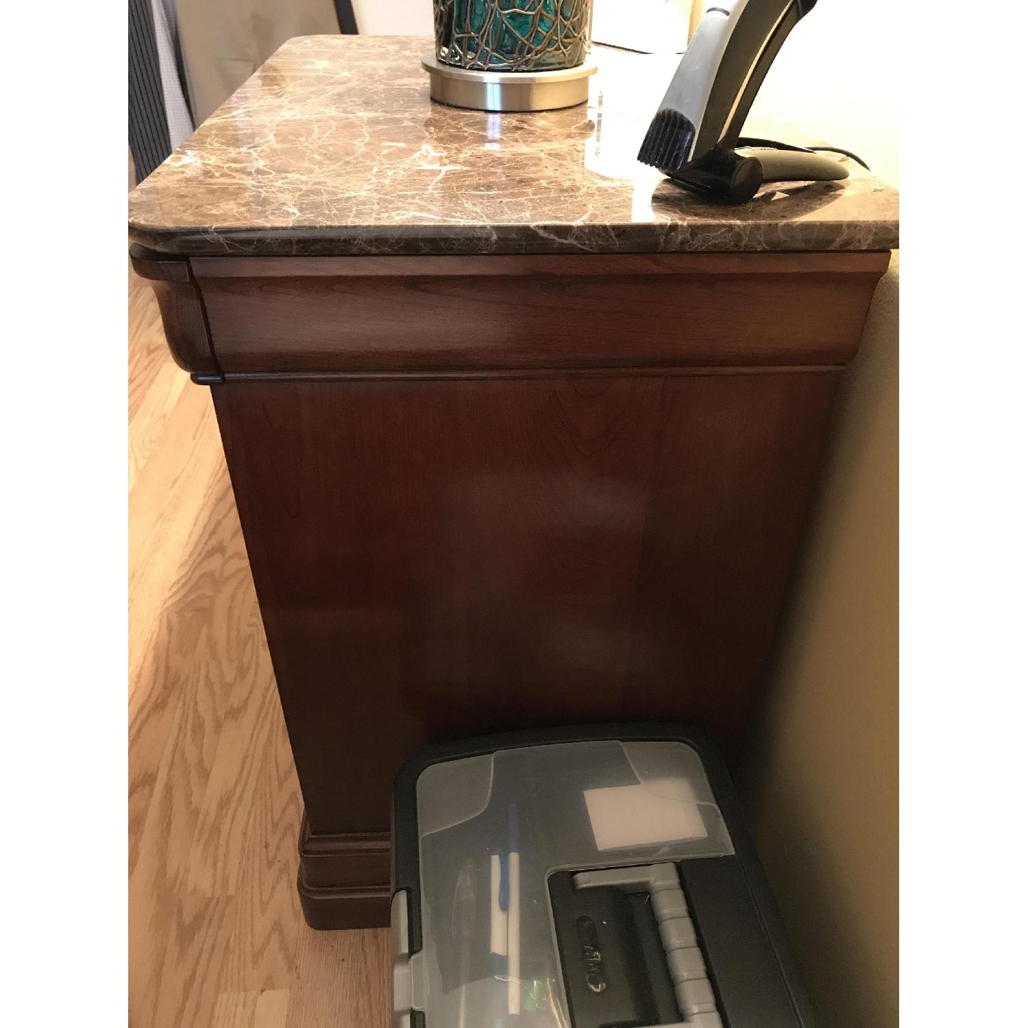 Stickley La Rochelle Collection Night Stand w/ Marble Top - AptDeco