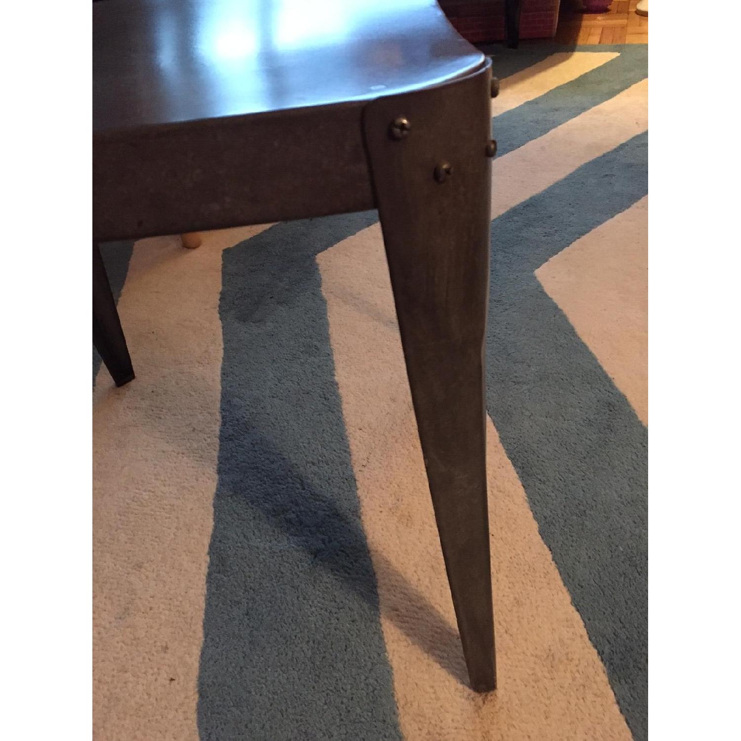 CB2 Industrial Metal Chairs - AptDeco