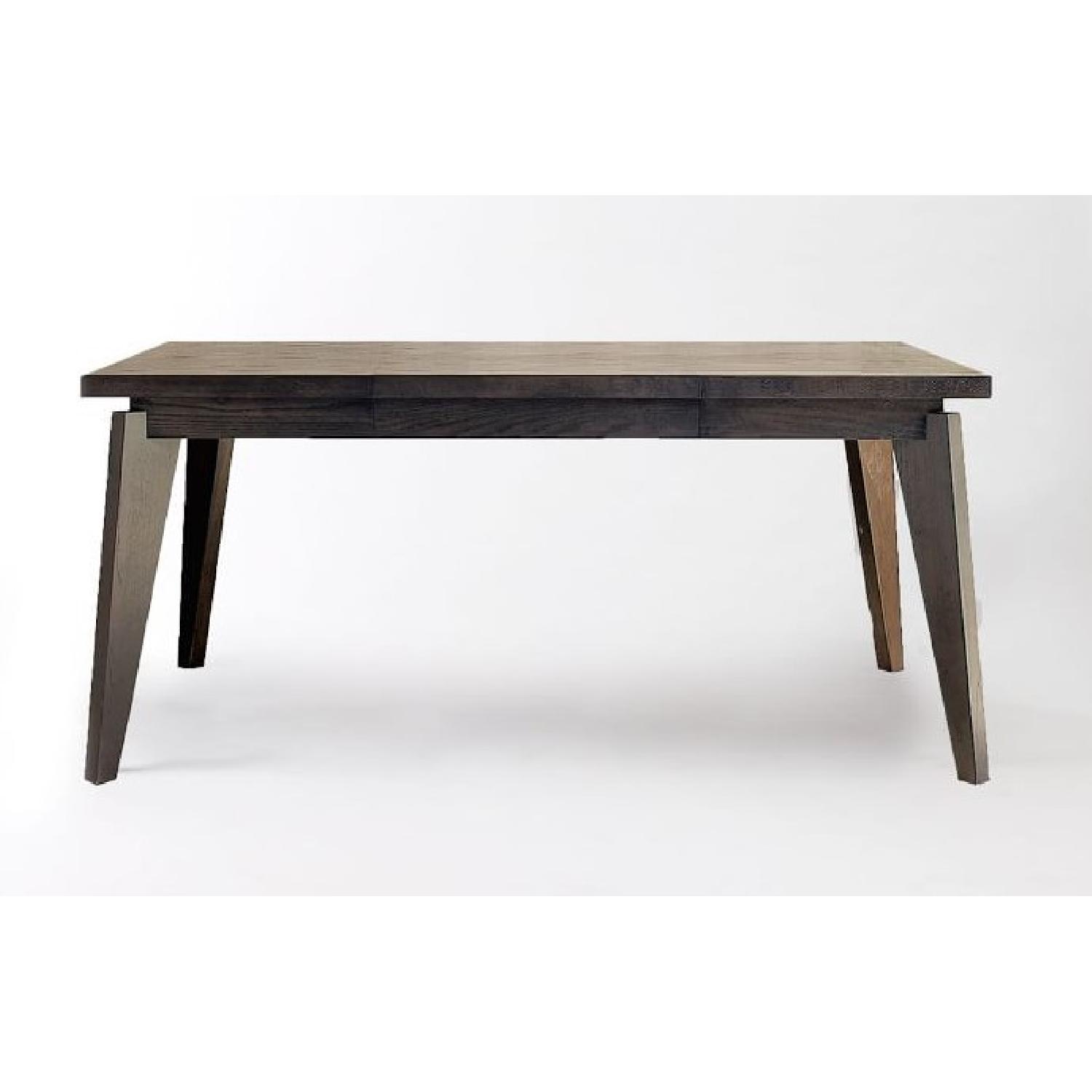 West Elm Angled-Leg Expandable Dining Table - AptDeco