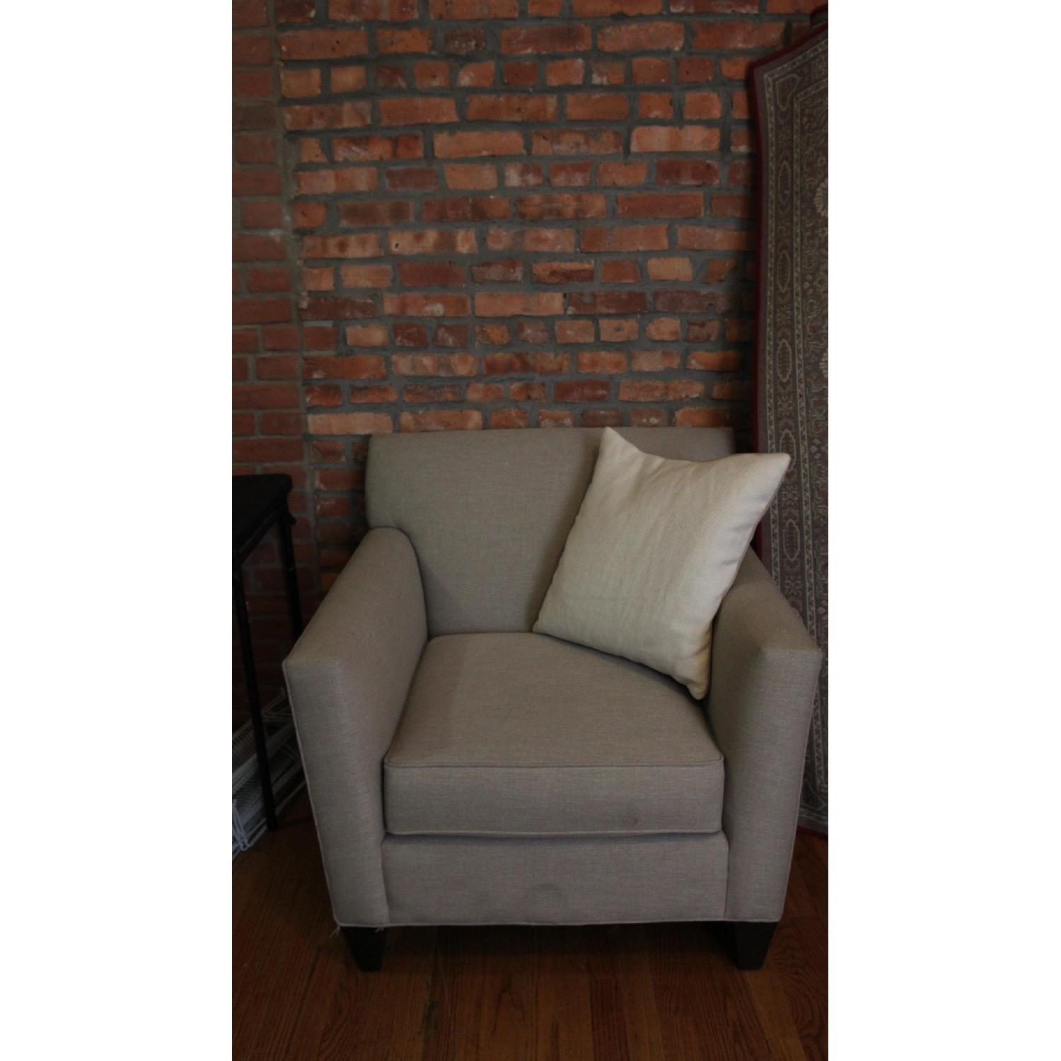 Crate & Barrel Hennessy Sofa Chair - AptDeco