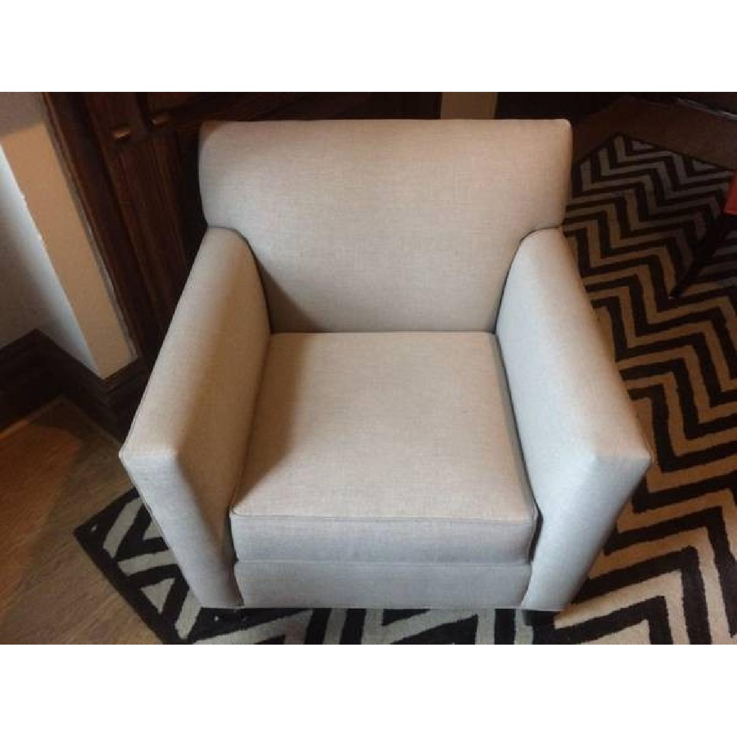 Crate & Barrel Hennessy Sofa Chair - AptDeco