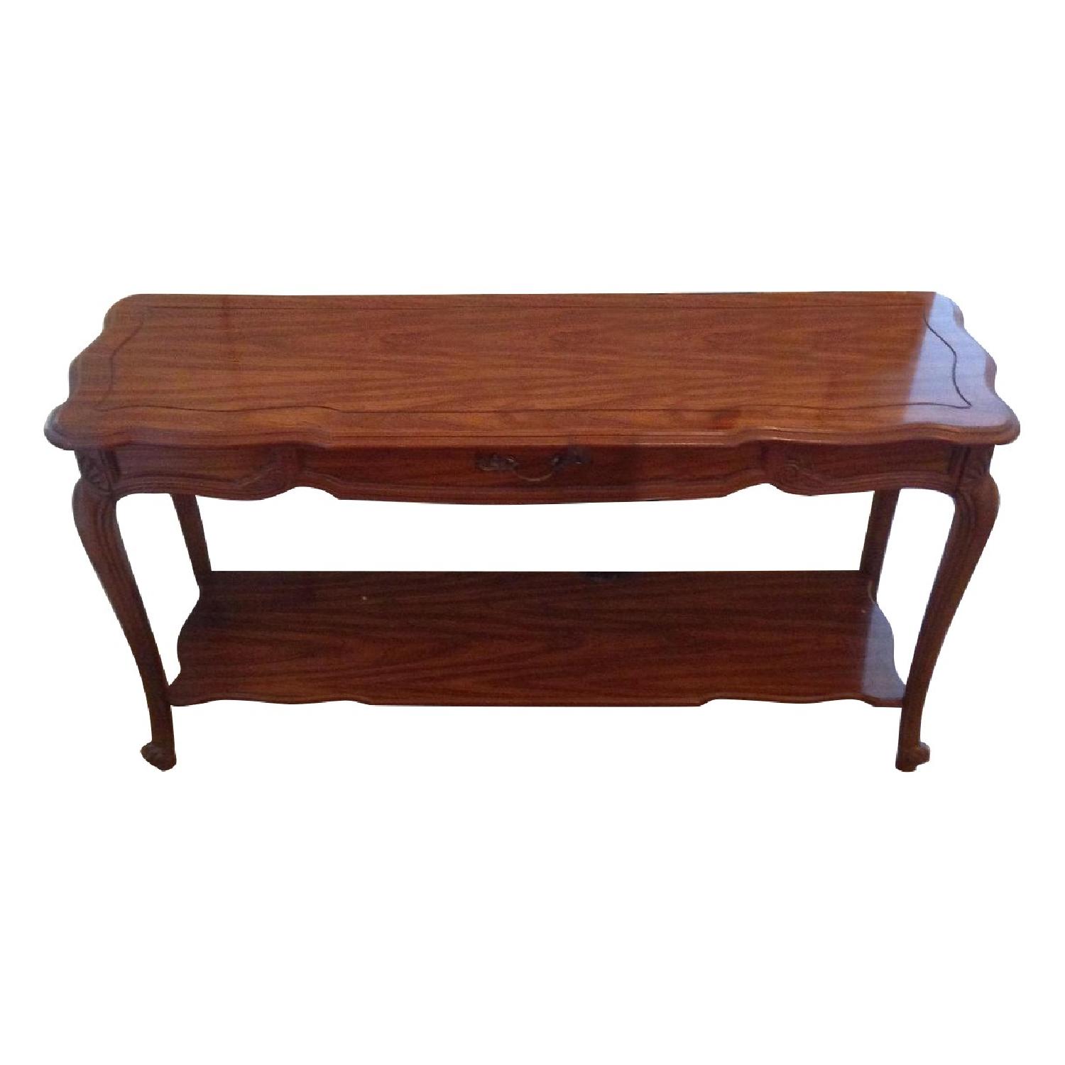 Rococo/Victorian Style Console Table - AptDeco