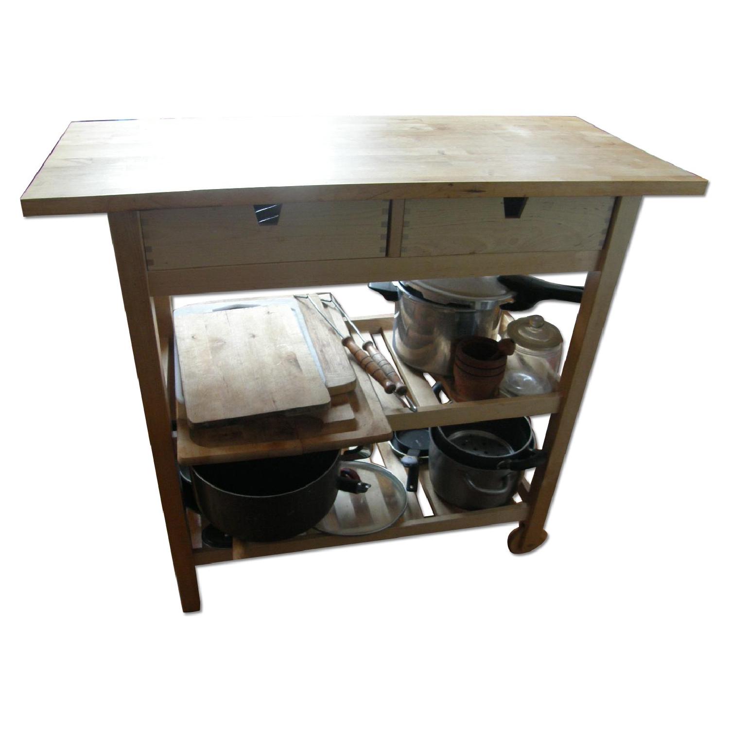 Ikea Forhoja Kitchen Cart - AptDeco