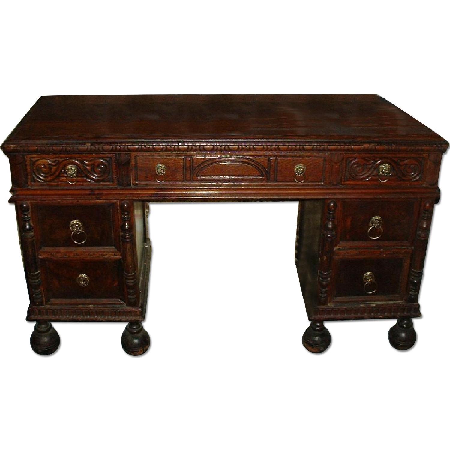 1920's Antique Writing Desk - AptDeco
