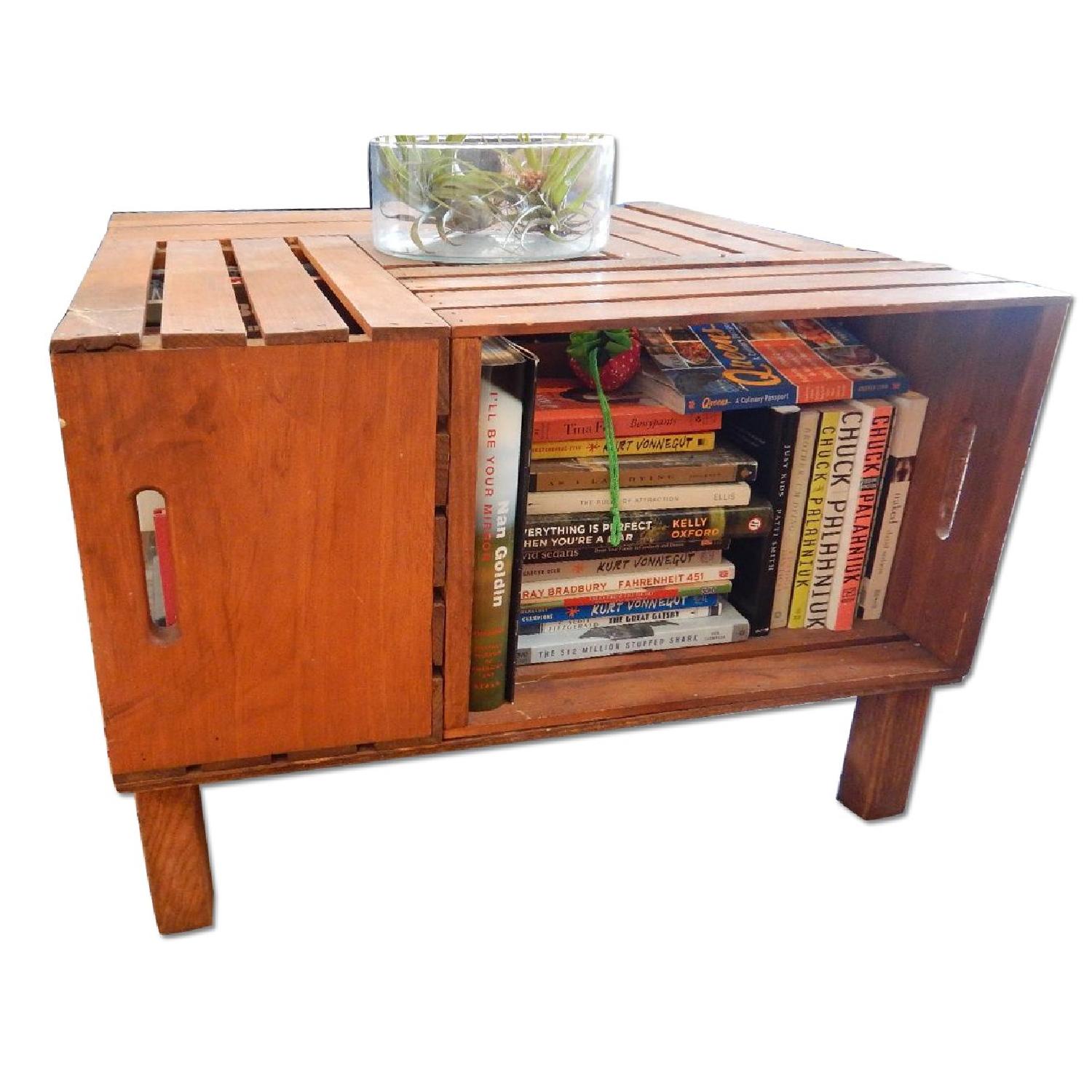 Handmade Apple Crate Coffee Table - AptDeco