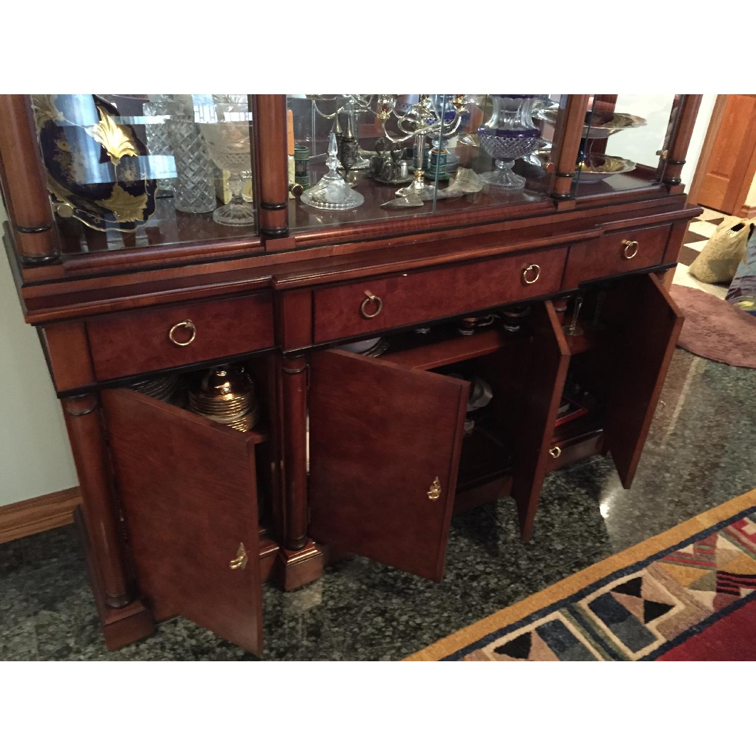 Maurice Villency Classics Dining Table w/ 6 Chairs + 2 Leaves - AptDeco