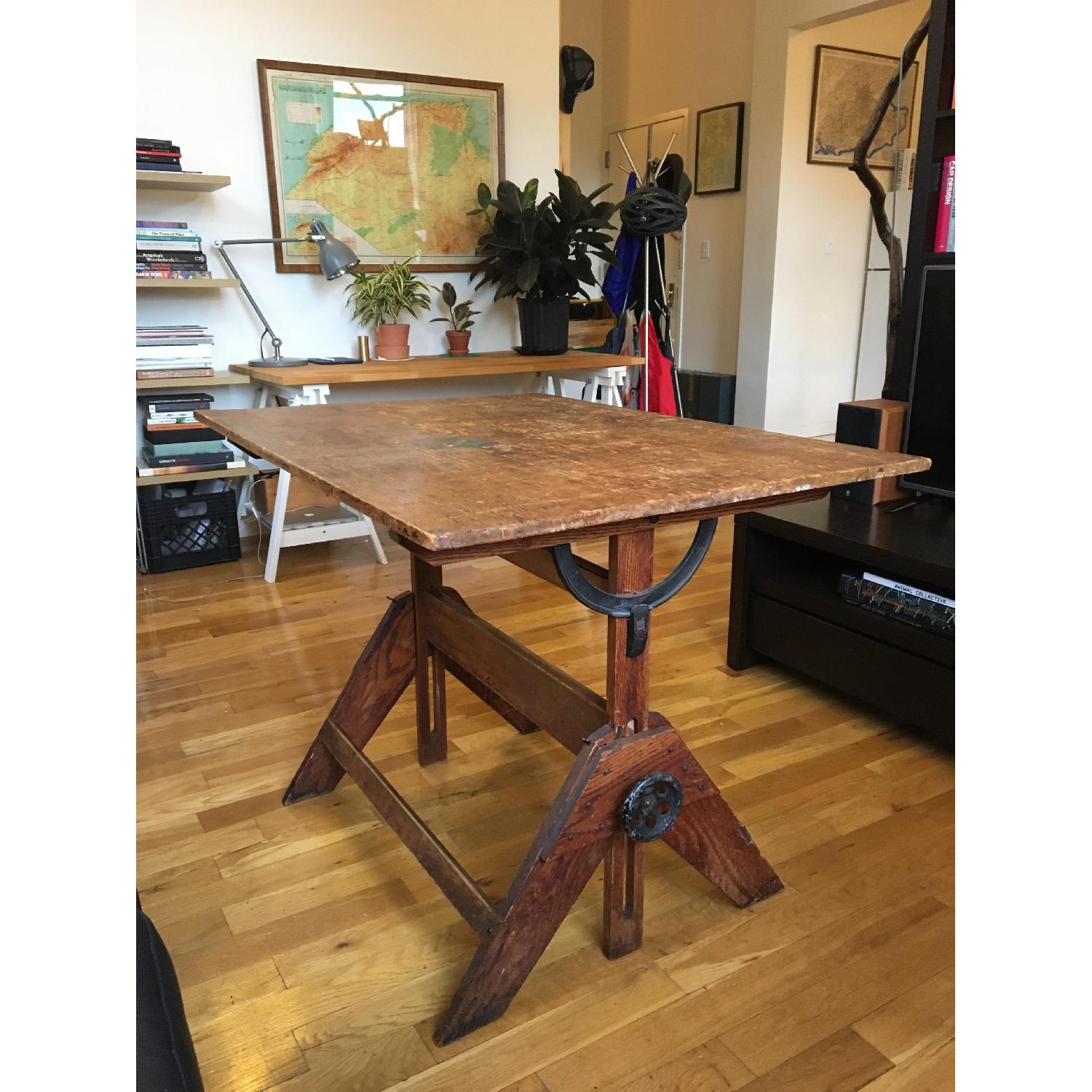 Antique Architect's Drafting Table - AptDeco