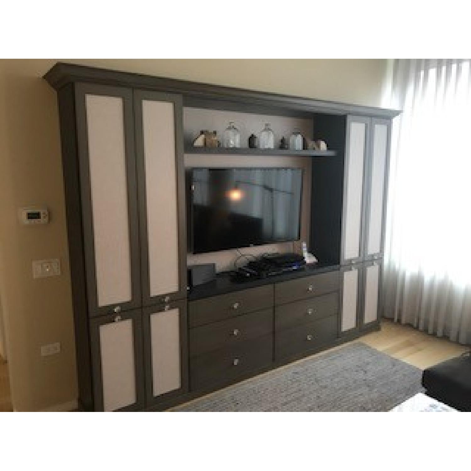 Custom Built Entertainment Center - AptDeco