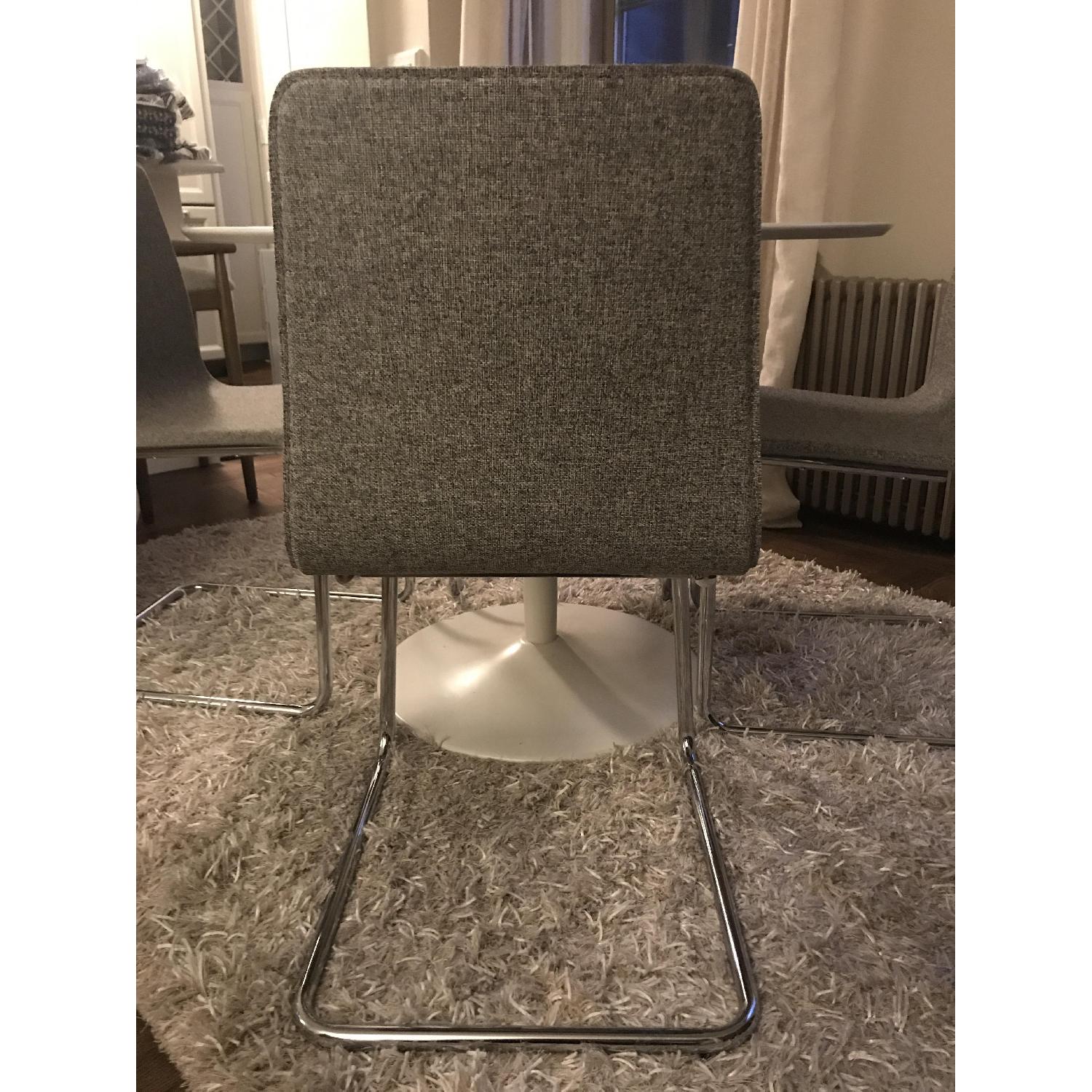 CB2 Pony Tweed Chairs - AptDeco