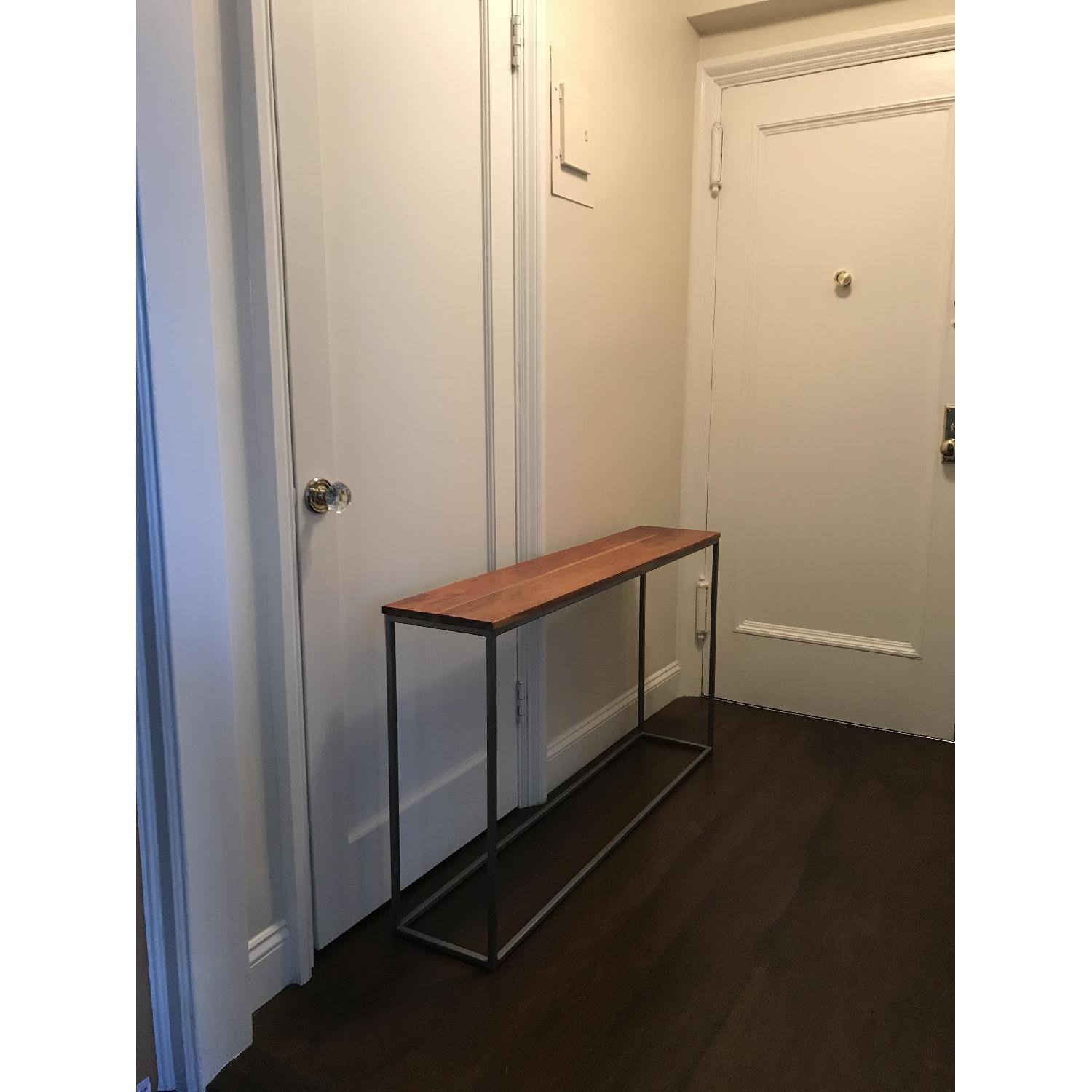 CB2 Wood Console Table - AptDeco