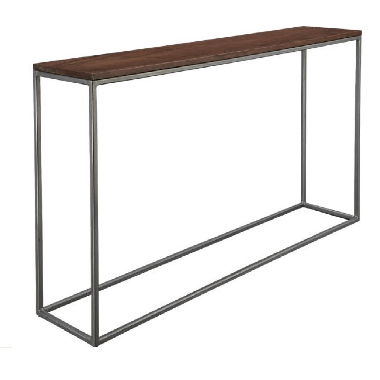 CB2 Wood Console Table - AptDeco