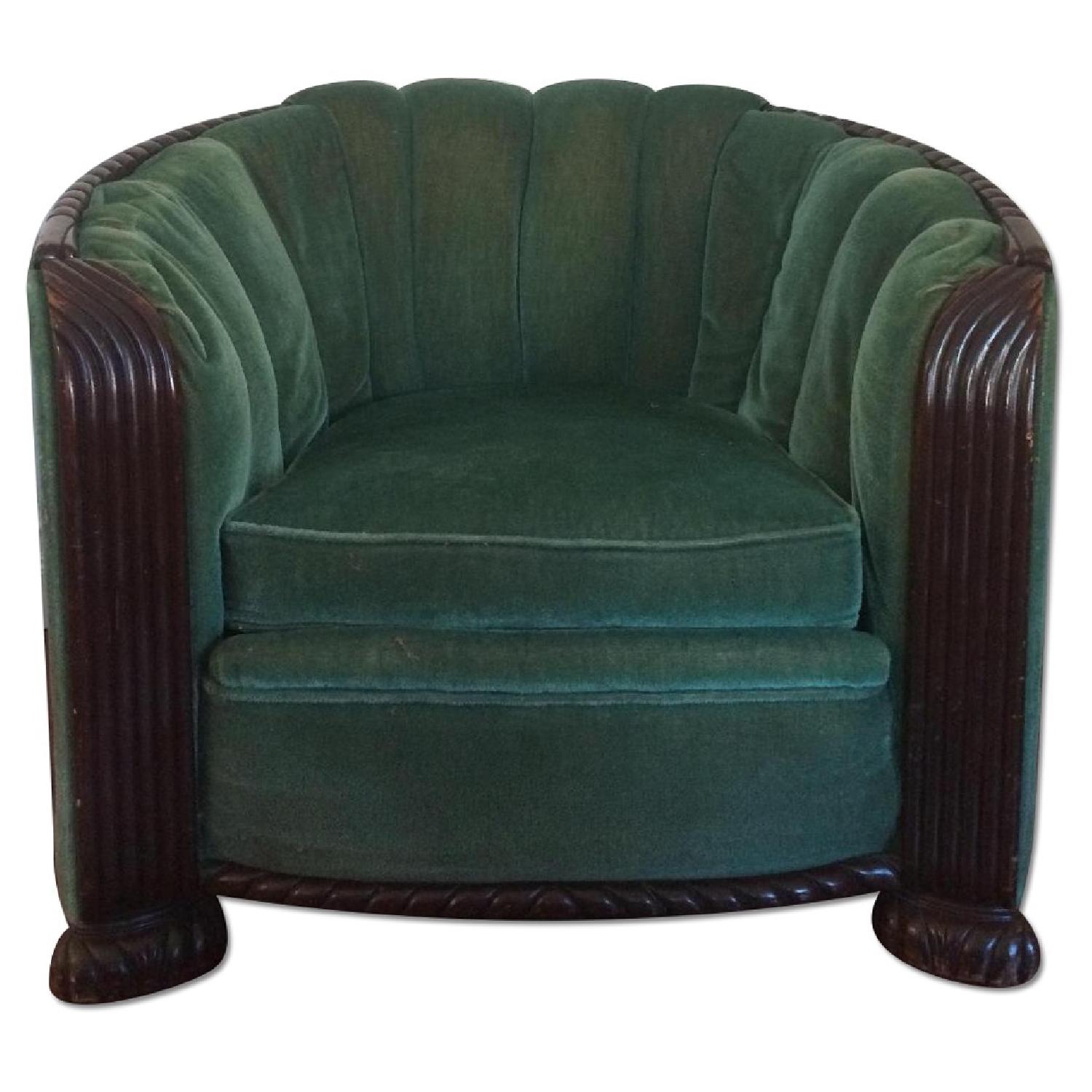 Antique Club Chair - AptDeco