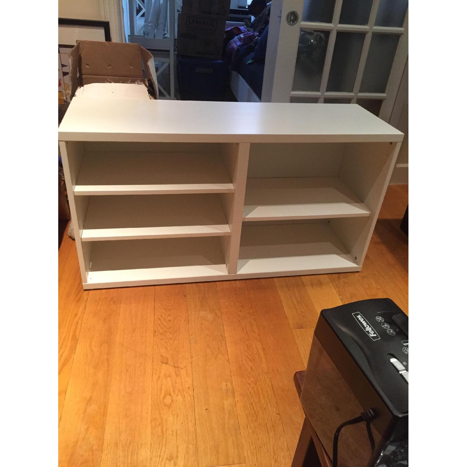 Ikea Brusali White TV Unit - AptDeco