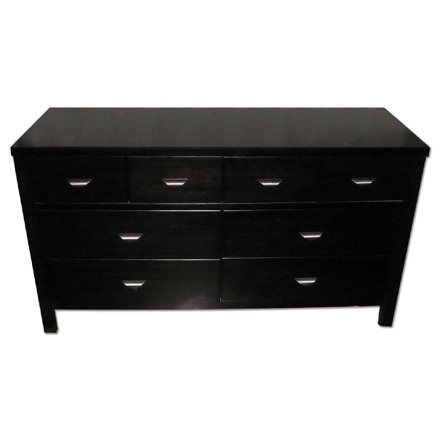 Basics Furniture Dark Wood 8-Drawer Dresser - AptDeco
