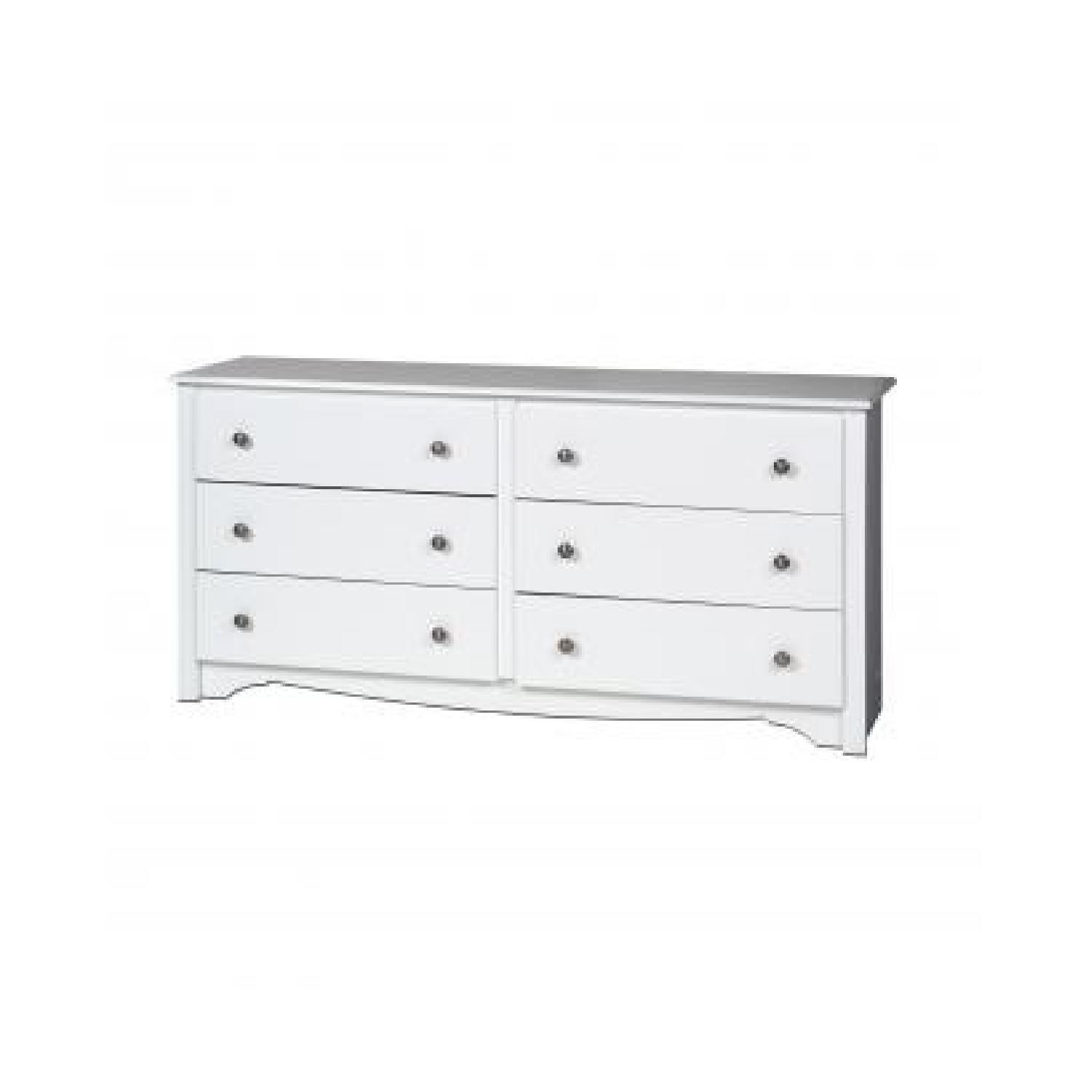 Prepac Manufacturing Monterey 6 Drawer Dresser - AptDeco