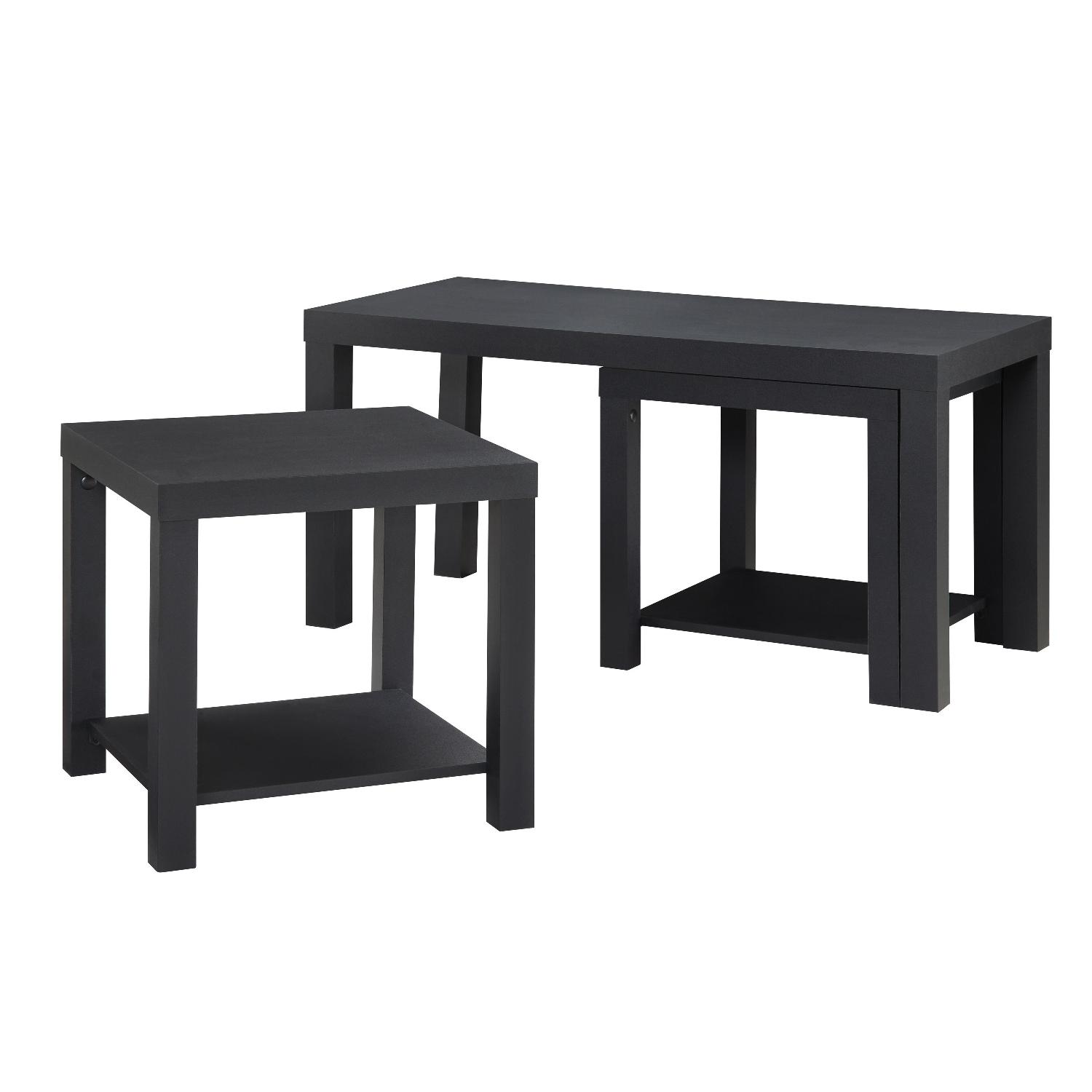 Ameriwood Industries Coffee Table + 2 End Tables - AptDeco
