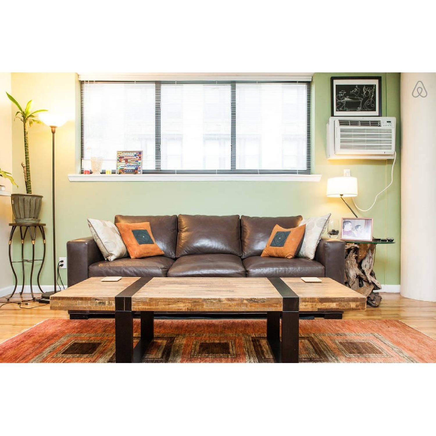 Room & Board Metro Leather Sofa - AptDeco