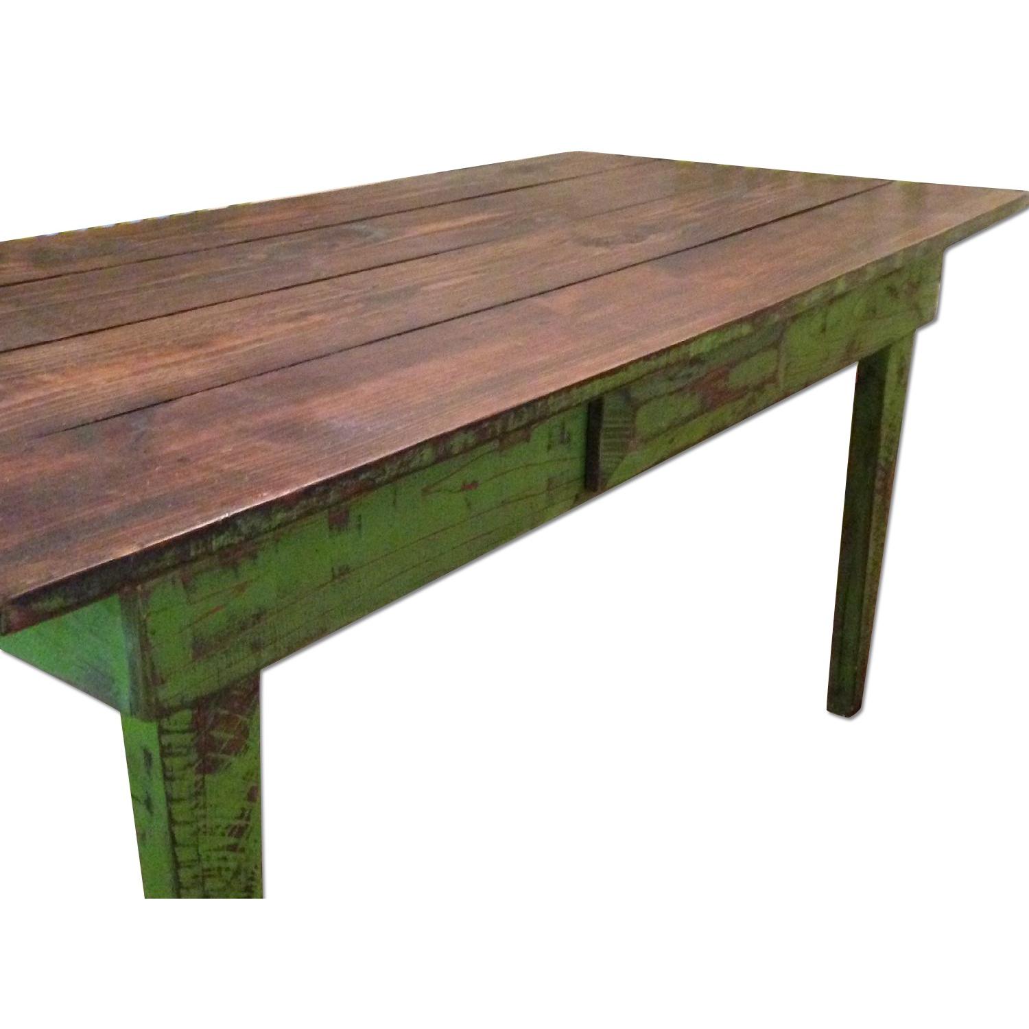 Country Rustic Dining Table - AptDeco