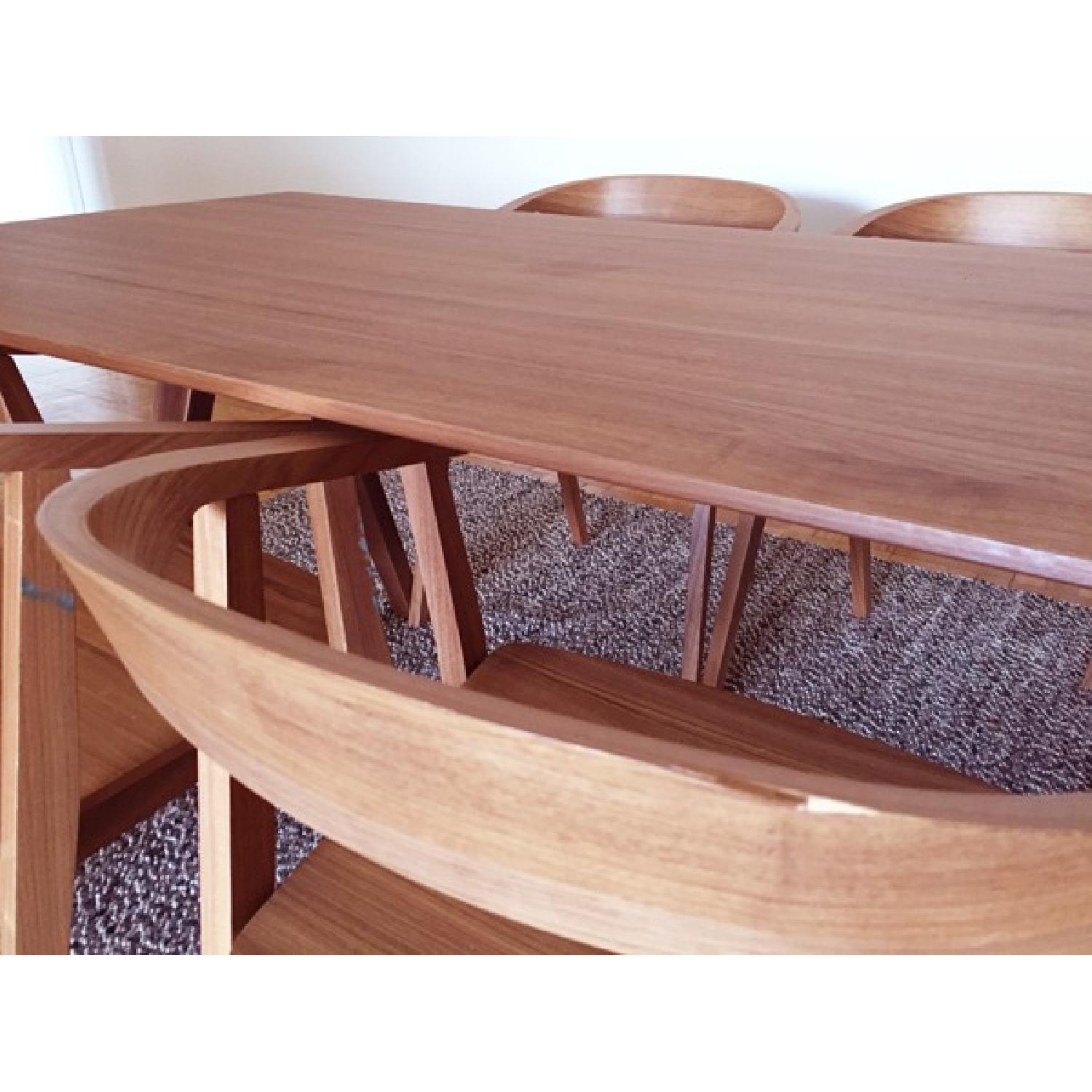 Ikea Stockholm Dining Table w/ 6 Chairs - AptDeco