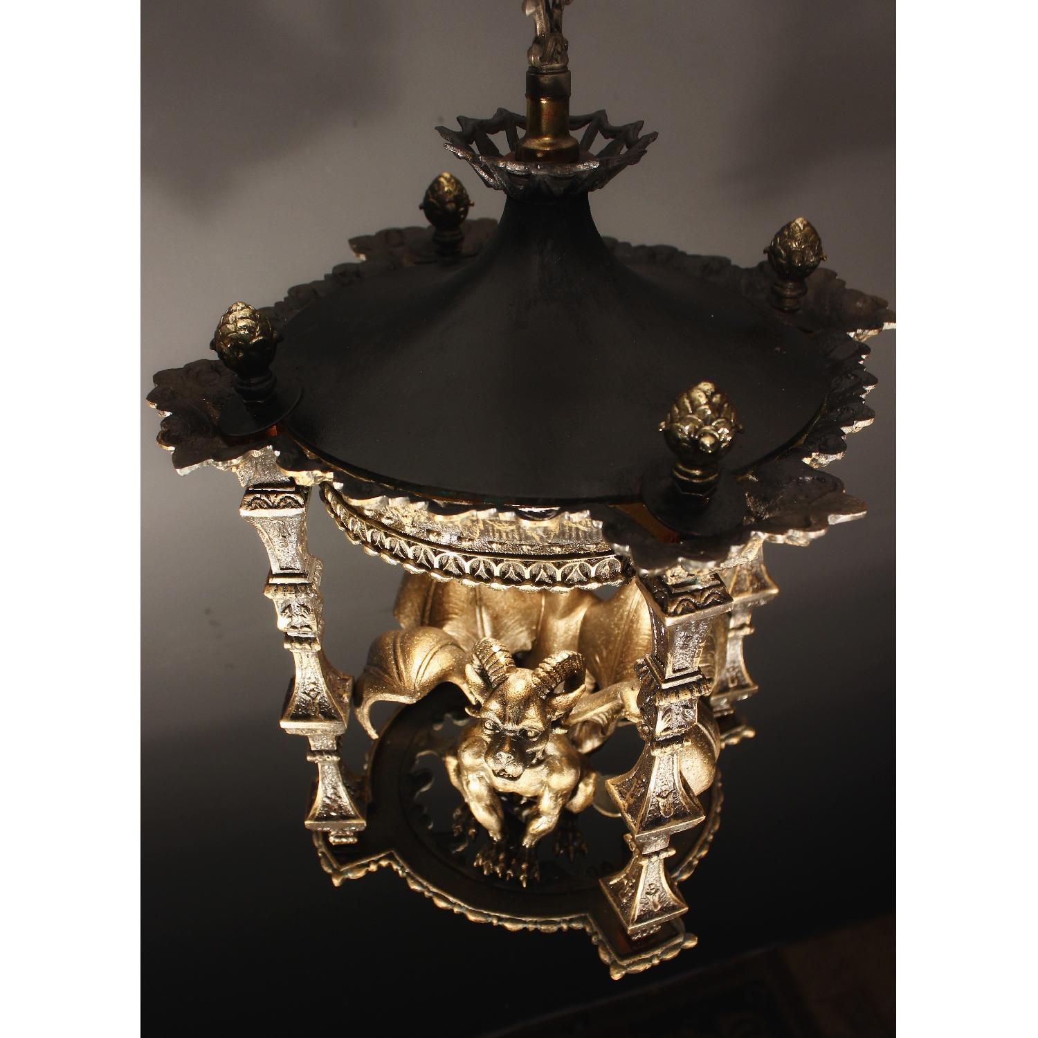 Vintage Gothic Gargoyle Chandelier Light Fixture - AptDeco