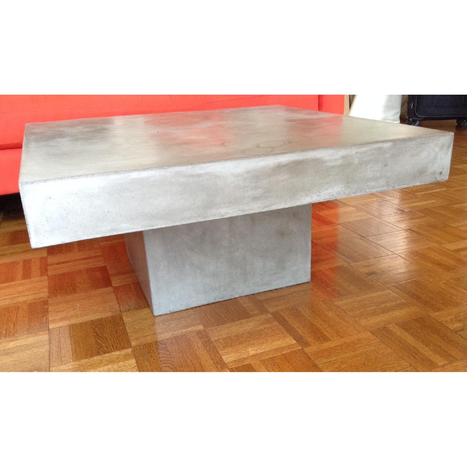 CB2 Stone Composite Coffee Table - AptDeco
