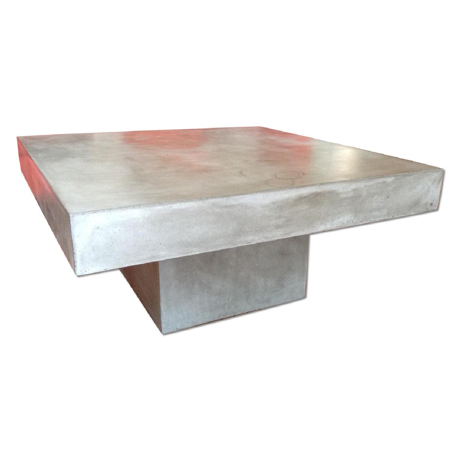CB2 Stone Composite Coffee Table - AptDeco