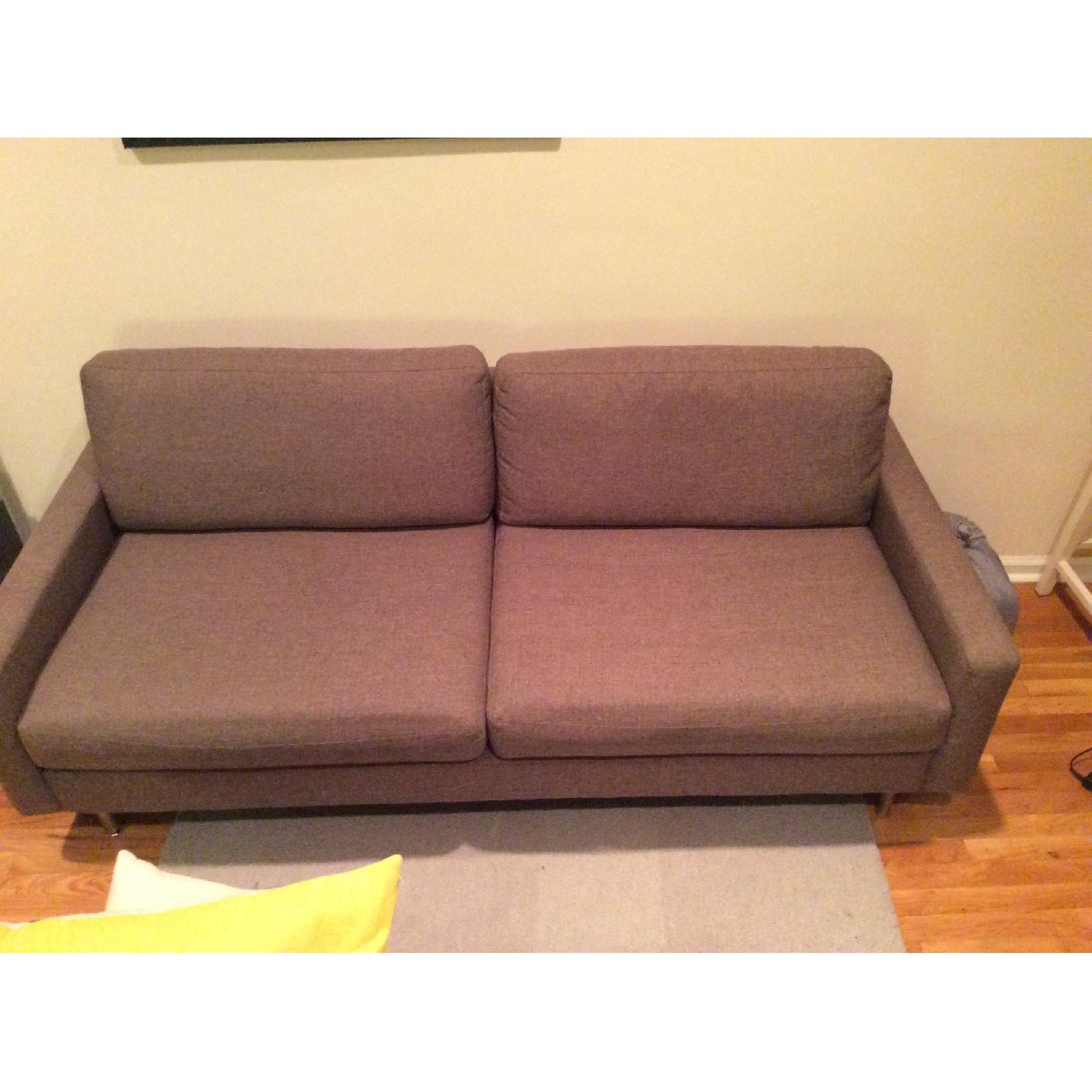 CB2 Central Sepia Sofa - AptDeco