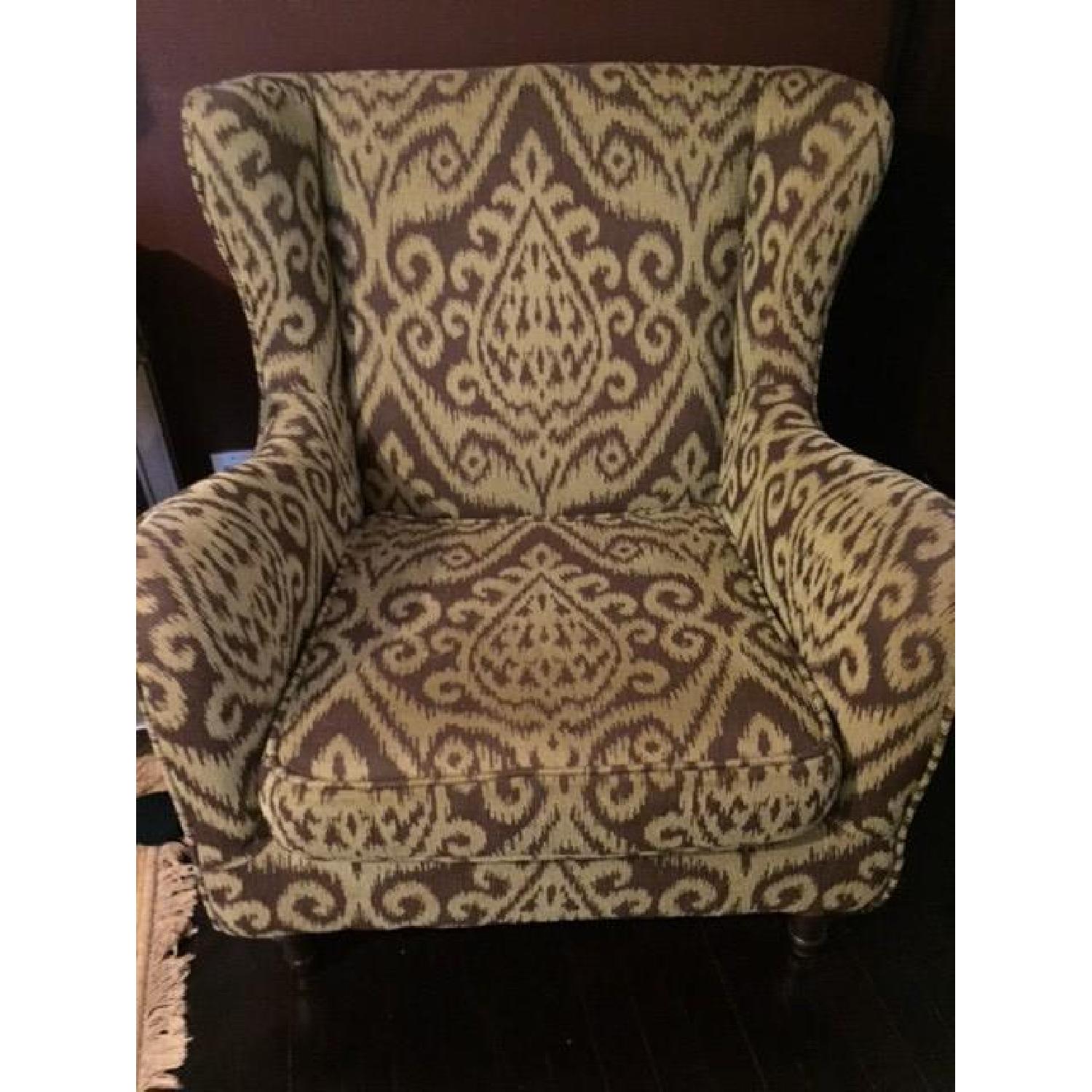 Pier 1 Ikat Chair - AptDeco